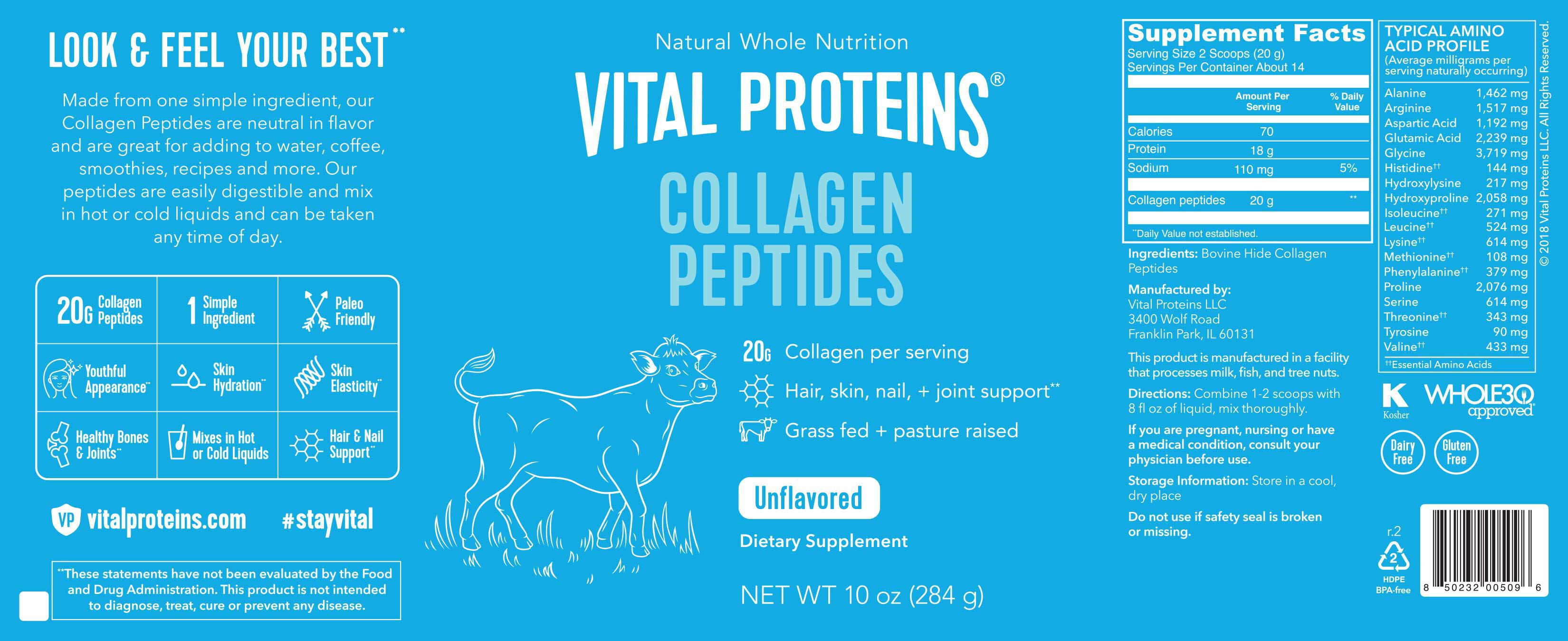 Vital Proteins® Collagen Peptides - Unflavored | GNC
