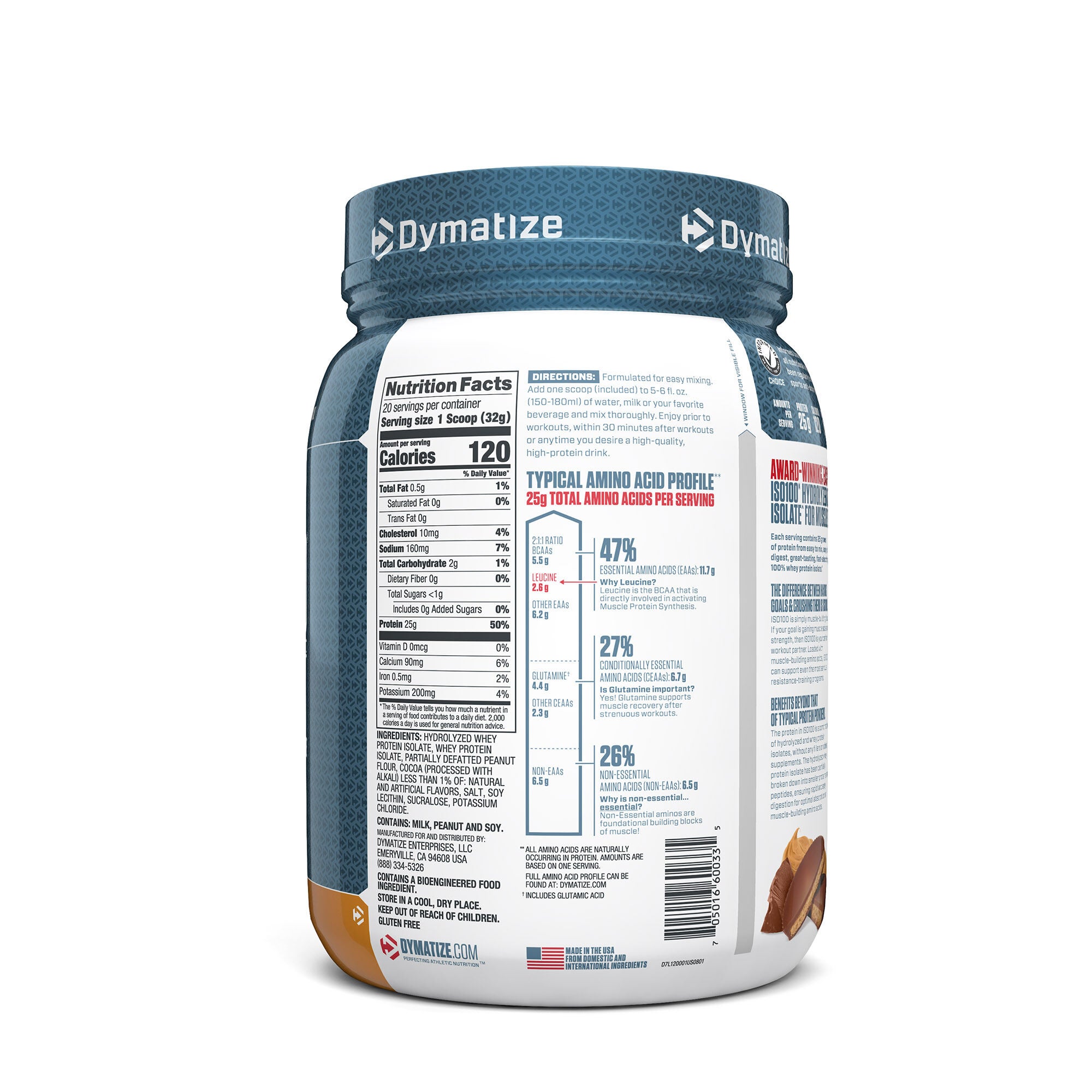 Dymatize® ISO100 Hydrolyzed - Chocolate Peanut Butter | GNC