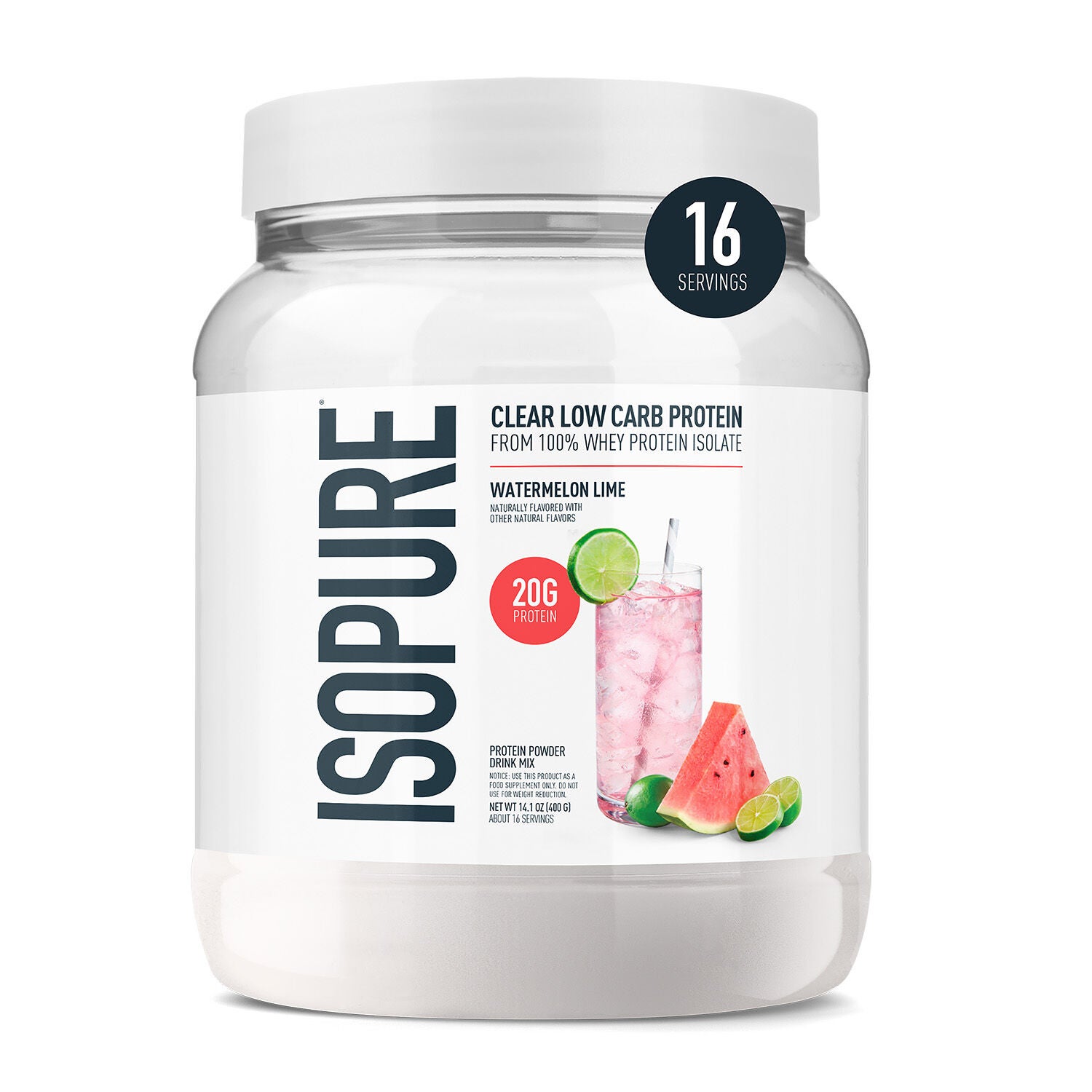 Isopure® - Infusions Protein - Watermelon Lime (16 Servings) | GNC