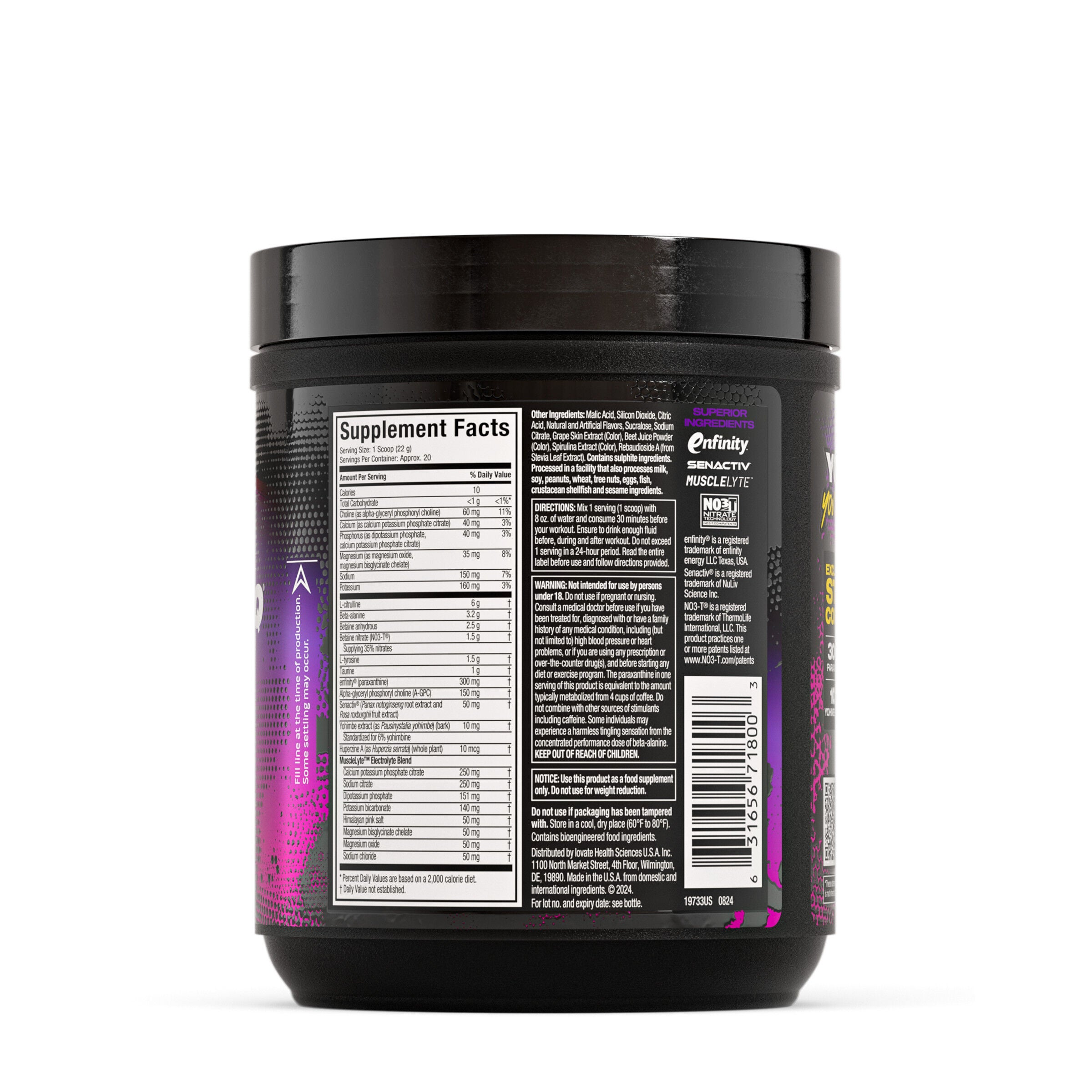 MuscleTech™ - EuphoriQ Pre-Workout V2 - Grape Gainz (20 Servings) | GNC