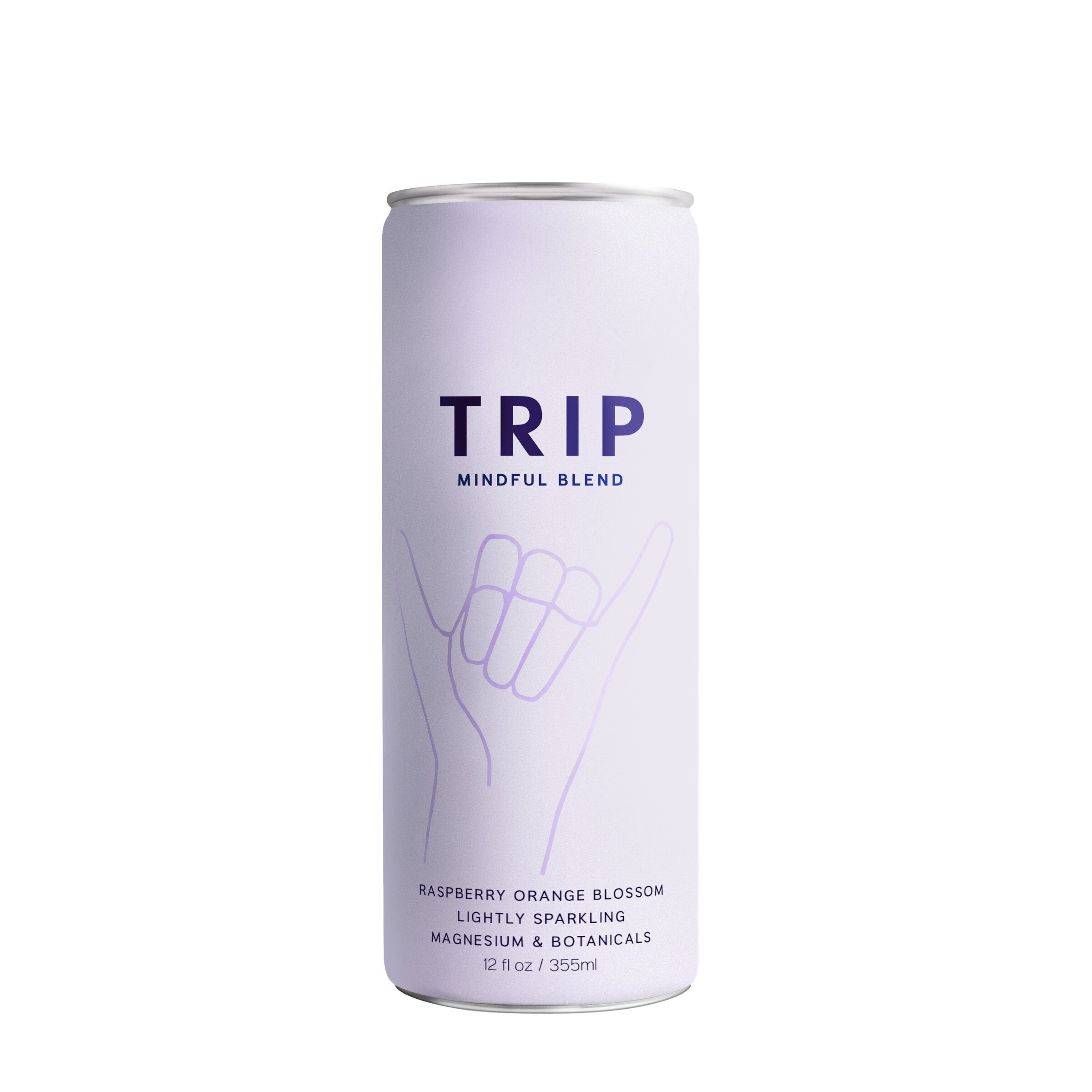 Trip - Mindful Blend Sparkling Drink - Raspberry Orange Blossom - 12 fl ...