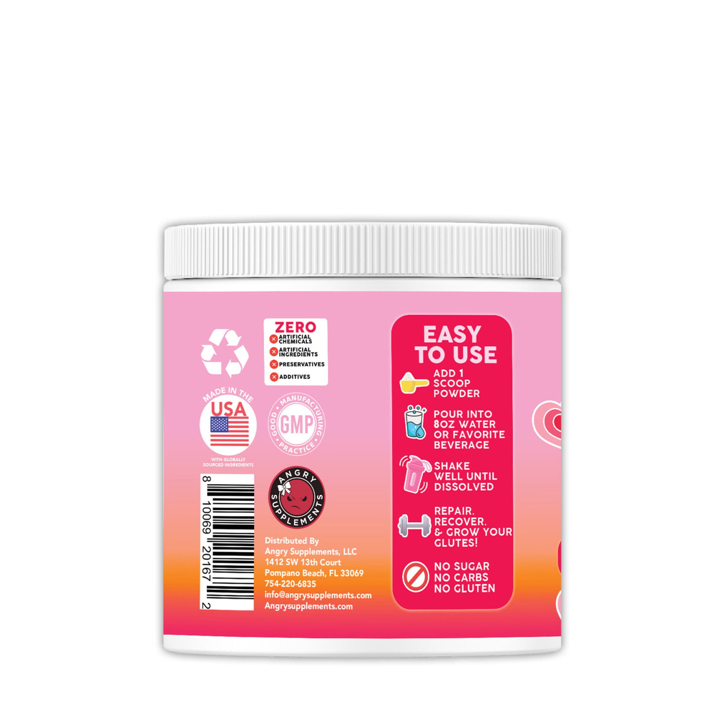 Angry Supplements™ - Better Booty BBL Powder - Unflavored (30 Servings ...