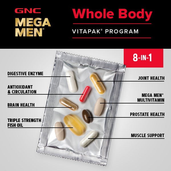 GNC Mega Men® - Whole Body Vitapak® Program (30 Servings) | GNC
