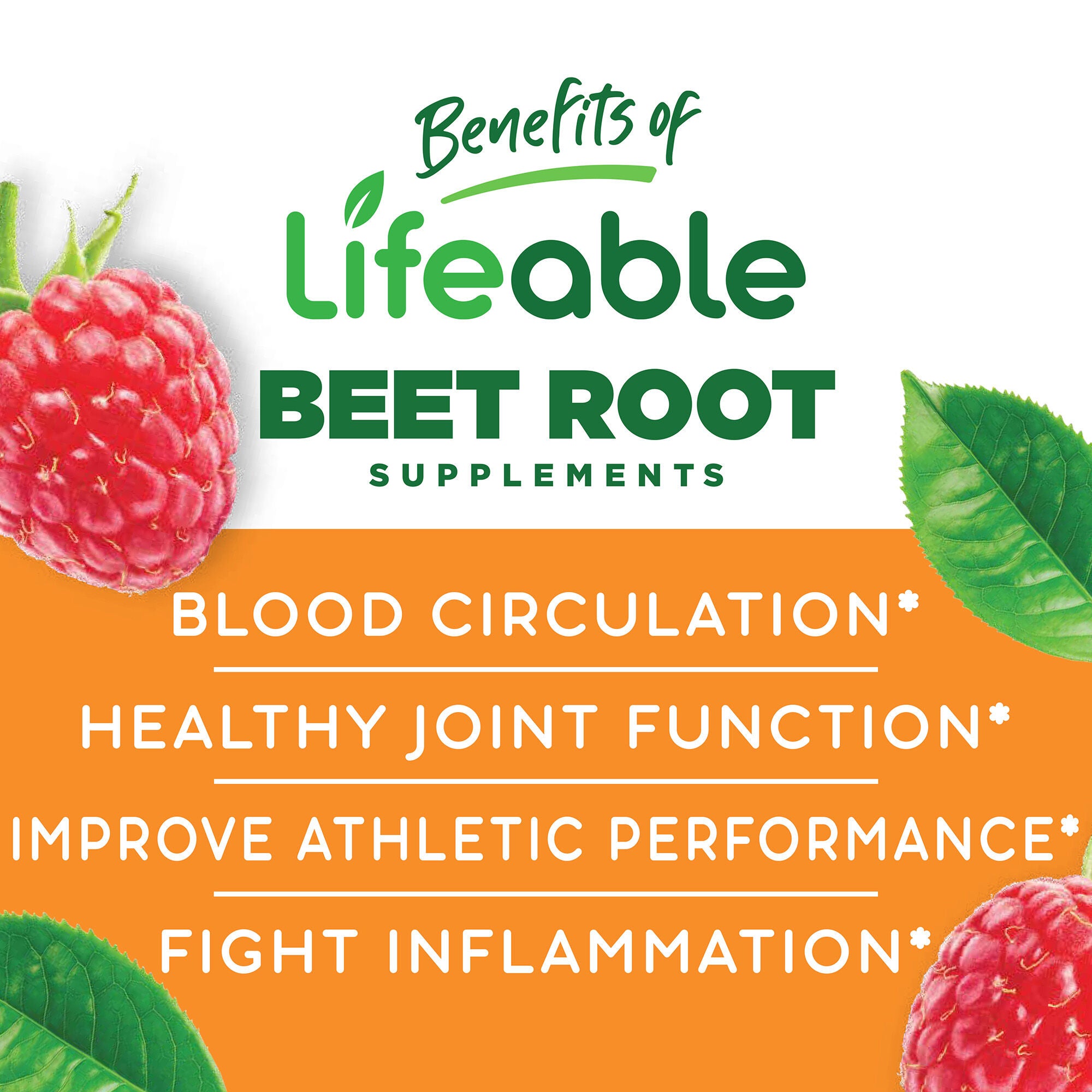 Lifeable - Beet Root and Tart Cherry - 60 Gummies | GNC