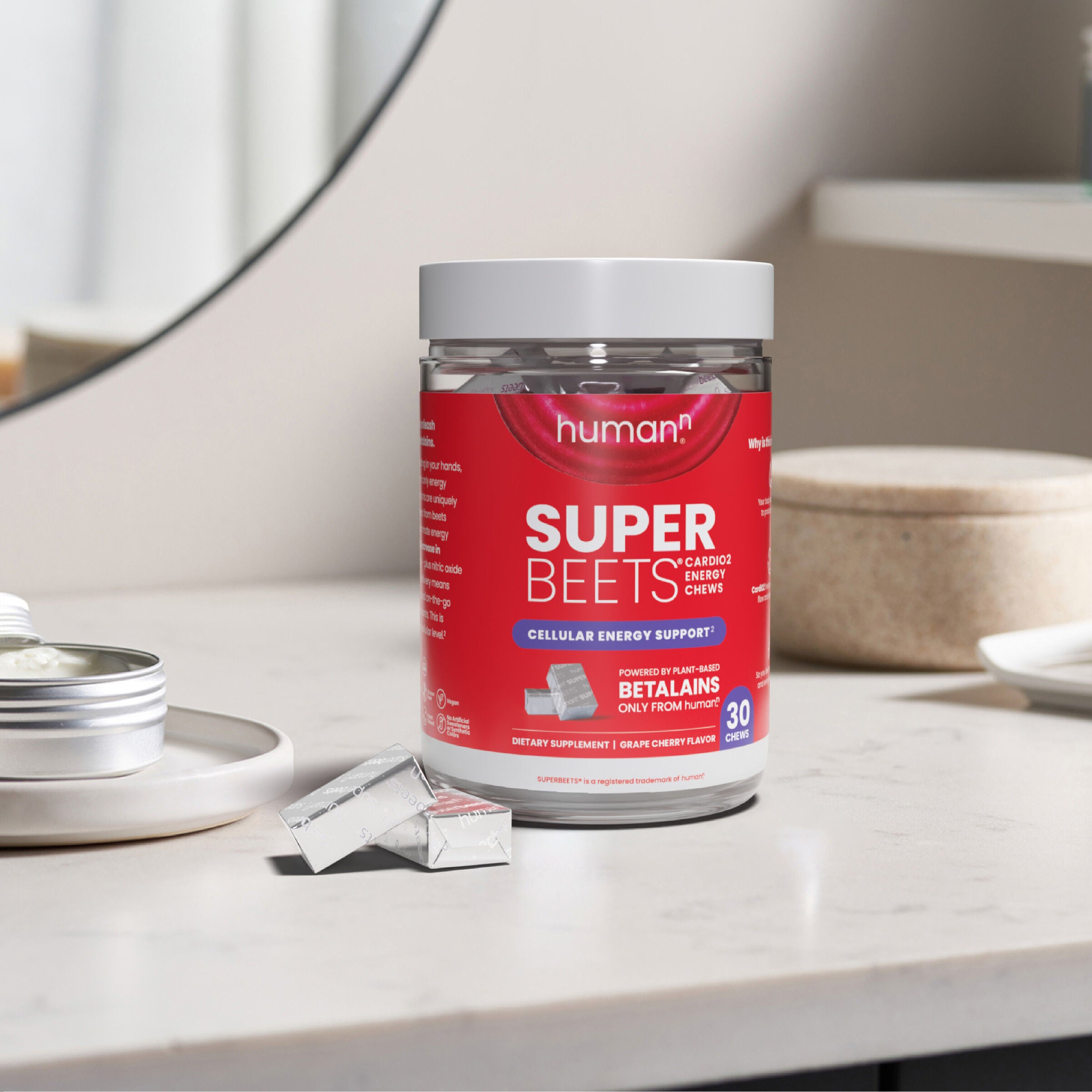 HumanN® - SuperBeets Cardio Energy Chews: Cellular Energy Support ...