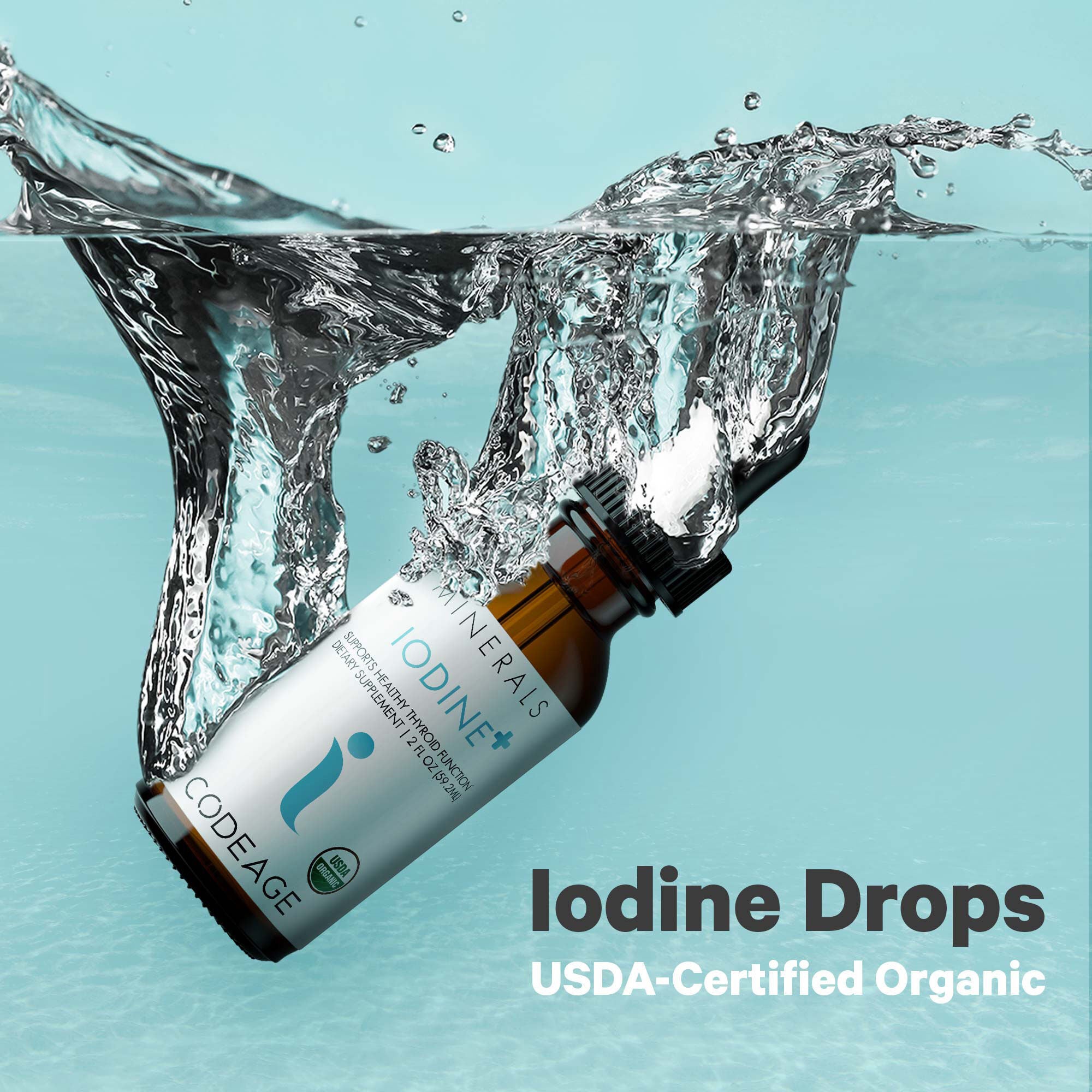 Codeage Iodine+ Thyroid Function Support | GNC