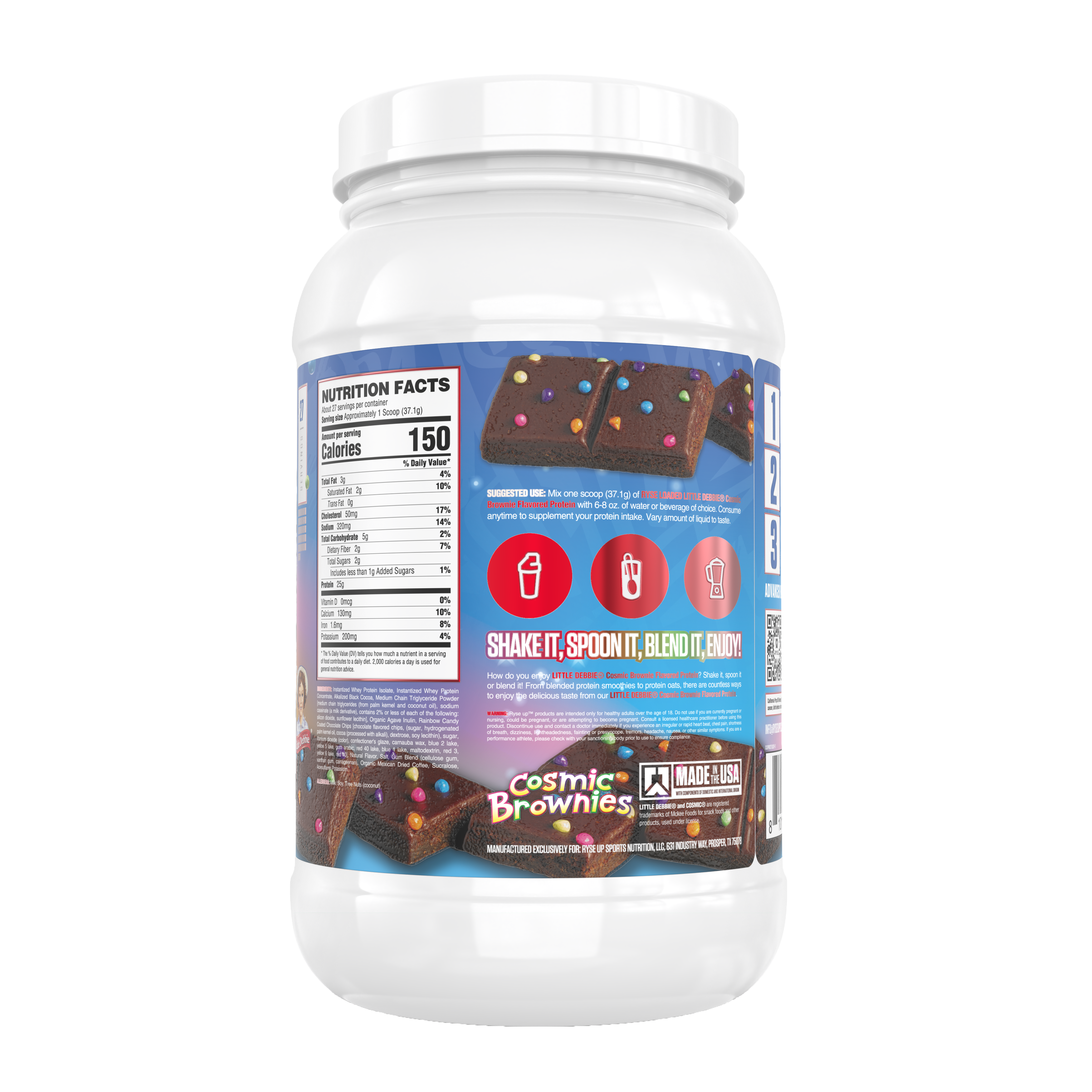 RYSE - Loaded Protein - Little Debbie Cosmic Brownie (27 Servings) | GNC