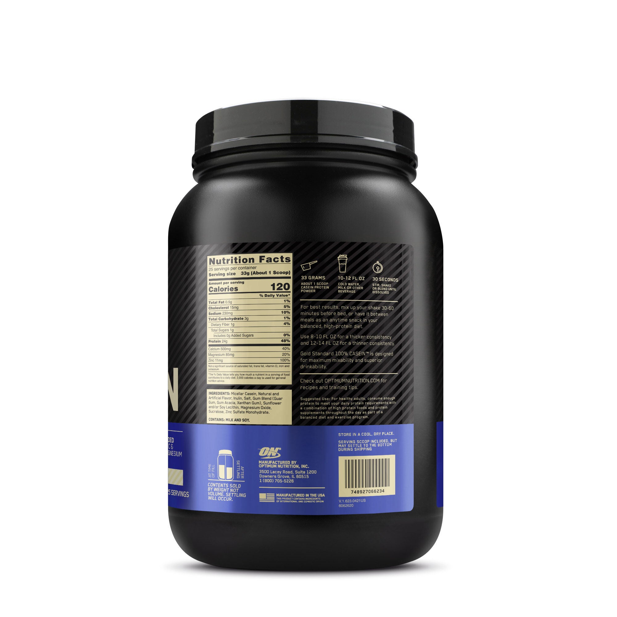 Optimum Nutrition Gold Standard 100% Casein™ | GNC