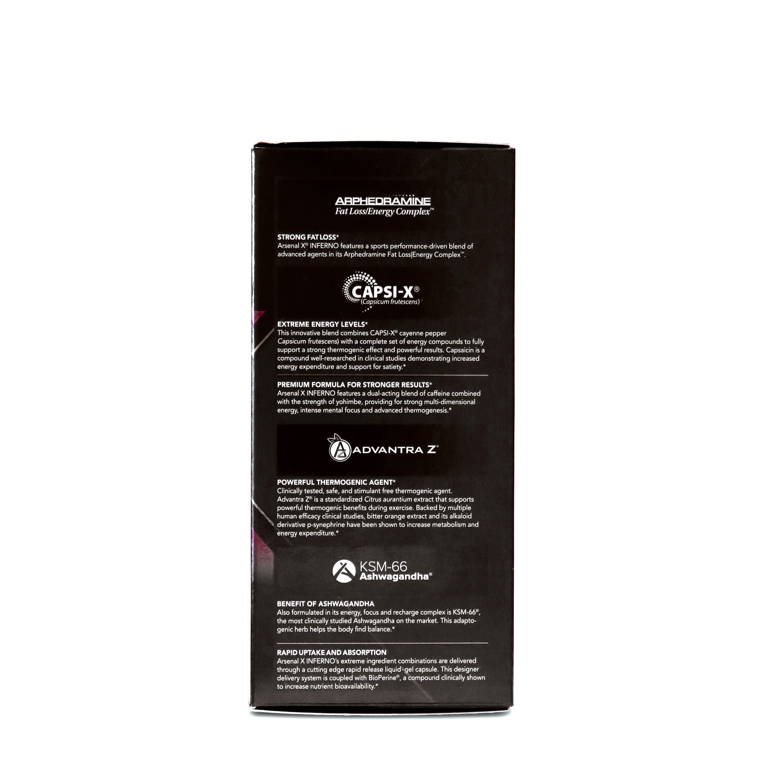 PMD® - Arsenal® Inferno Elite - Anti-Catabolic Thermogenic - 120 Rapid ...