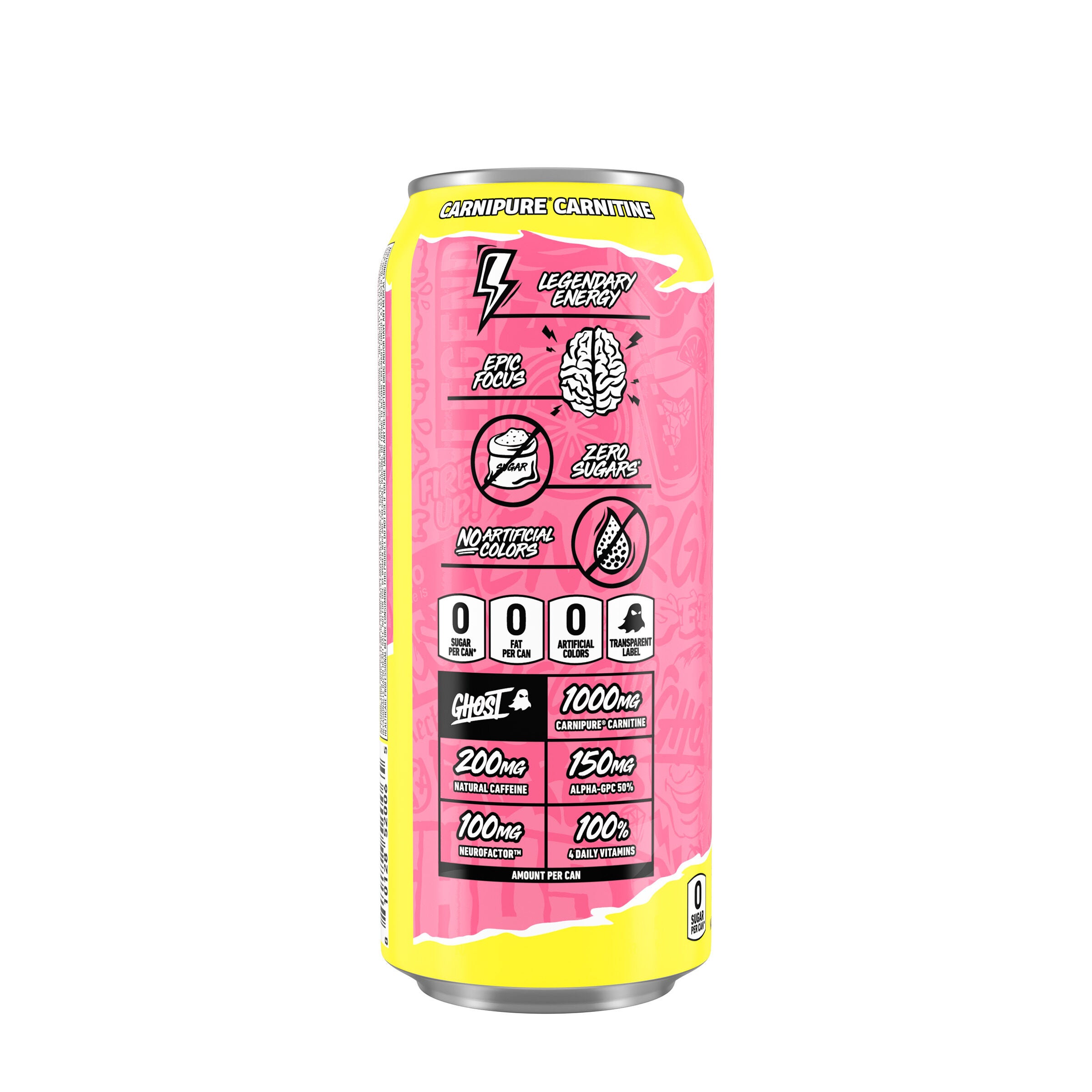 GHOST® - Energy Drink - Sour Pink Lemonade | GNC