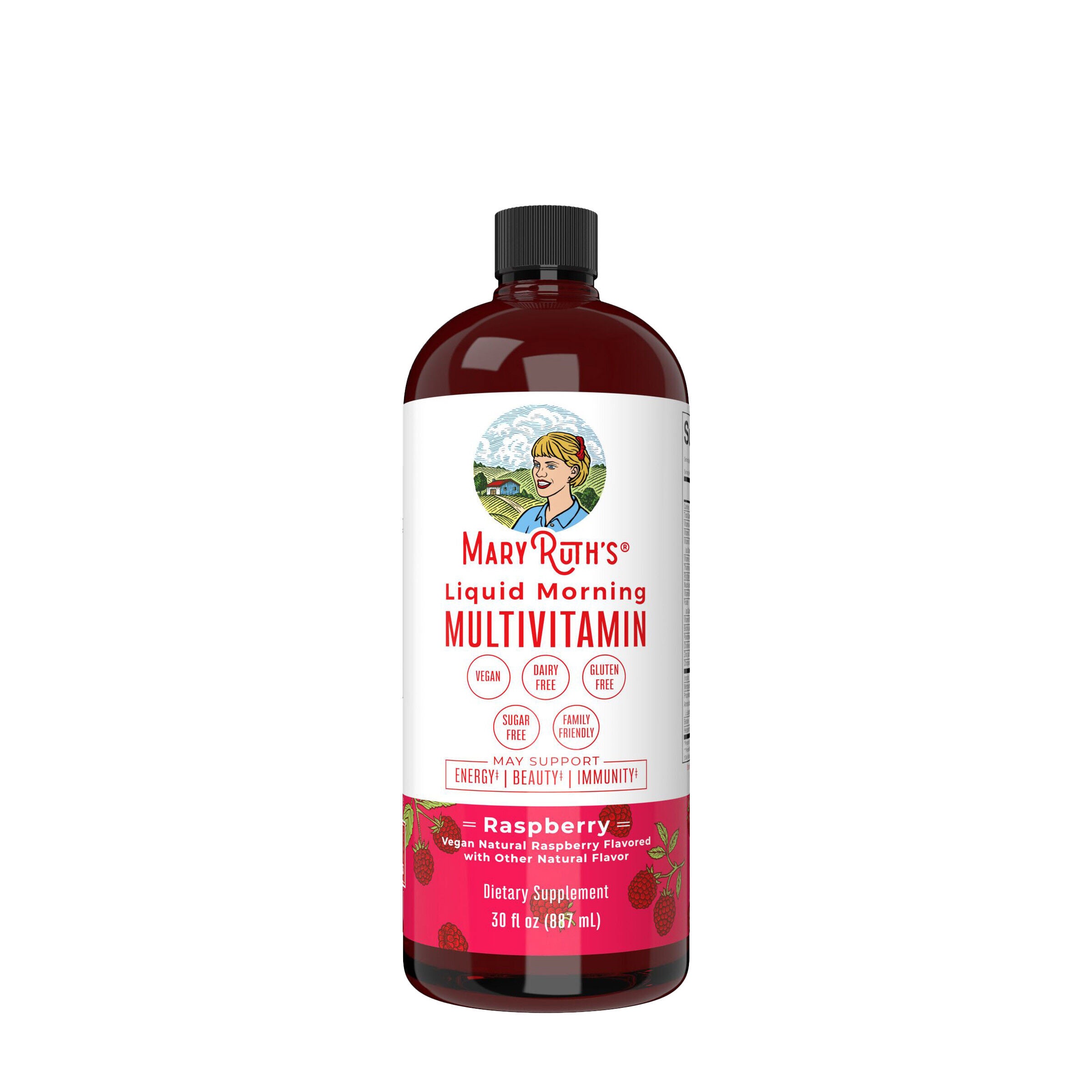 Mary Ruth's - Liquid Morning Multivitamin - Raspberry - 30 fl oz (30 ...