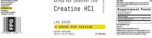 Beyond Raw® Chemistry Labs™ Creatine HCl | GNC