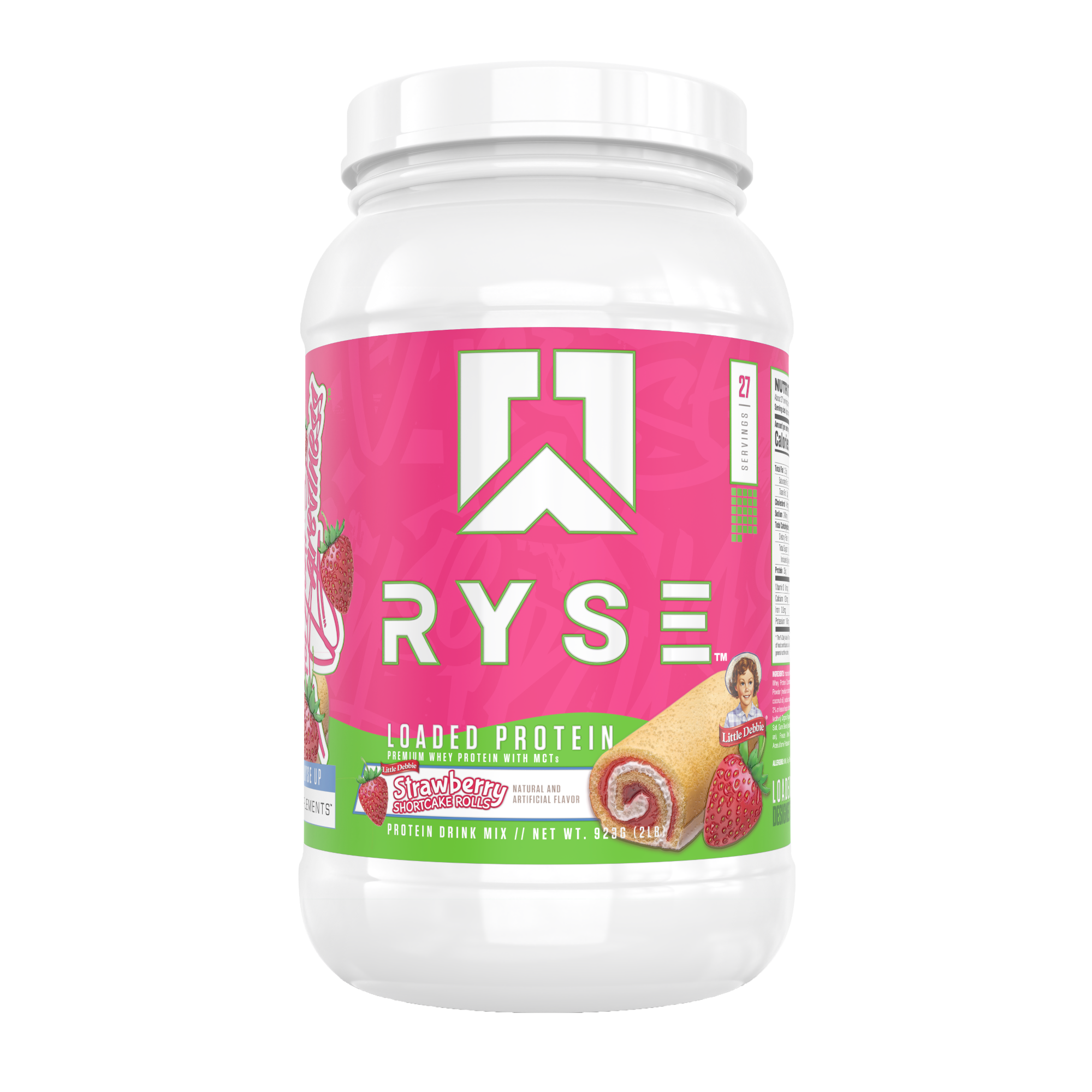 RYSE - Loaded Protein - Little Debbie Strawberry Shortcake Rolls (27 Servings) | GNC