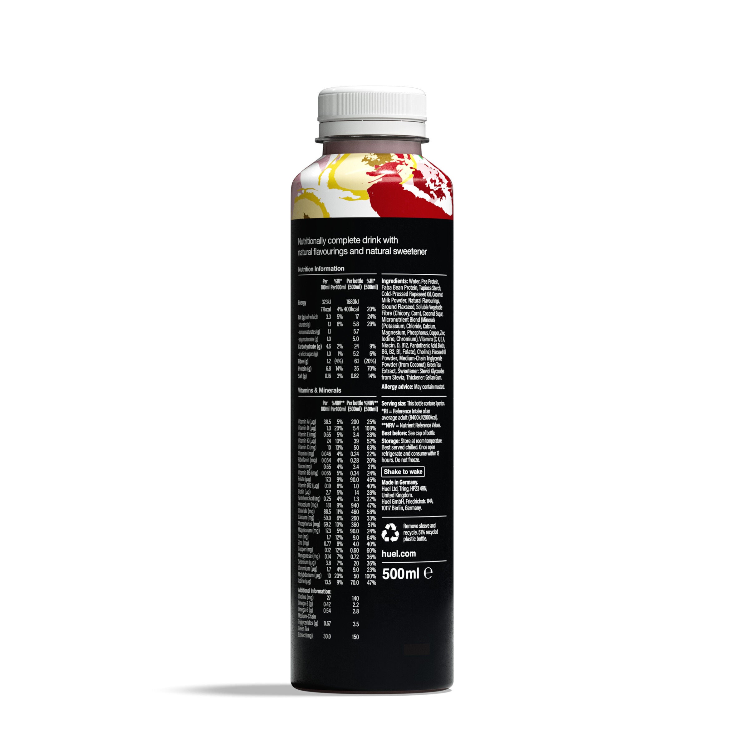 Huel® - Black Edition RTD High-Protein Meal - Strawberry Banana - 16.9 ...