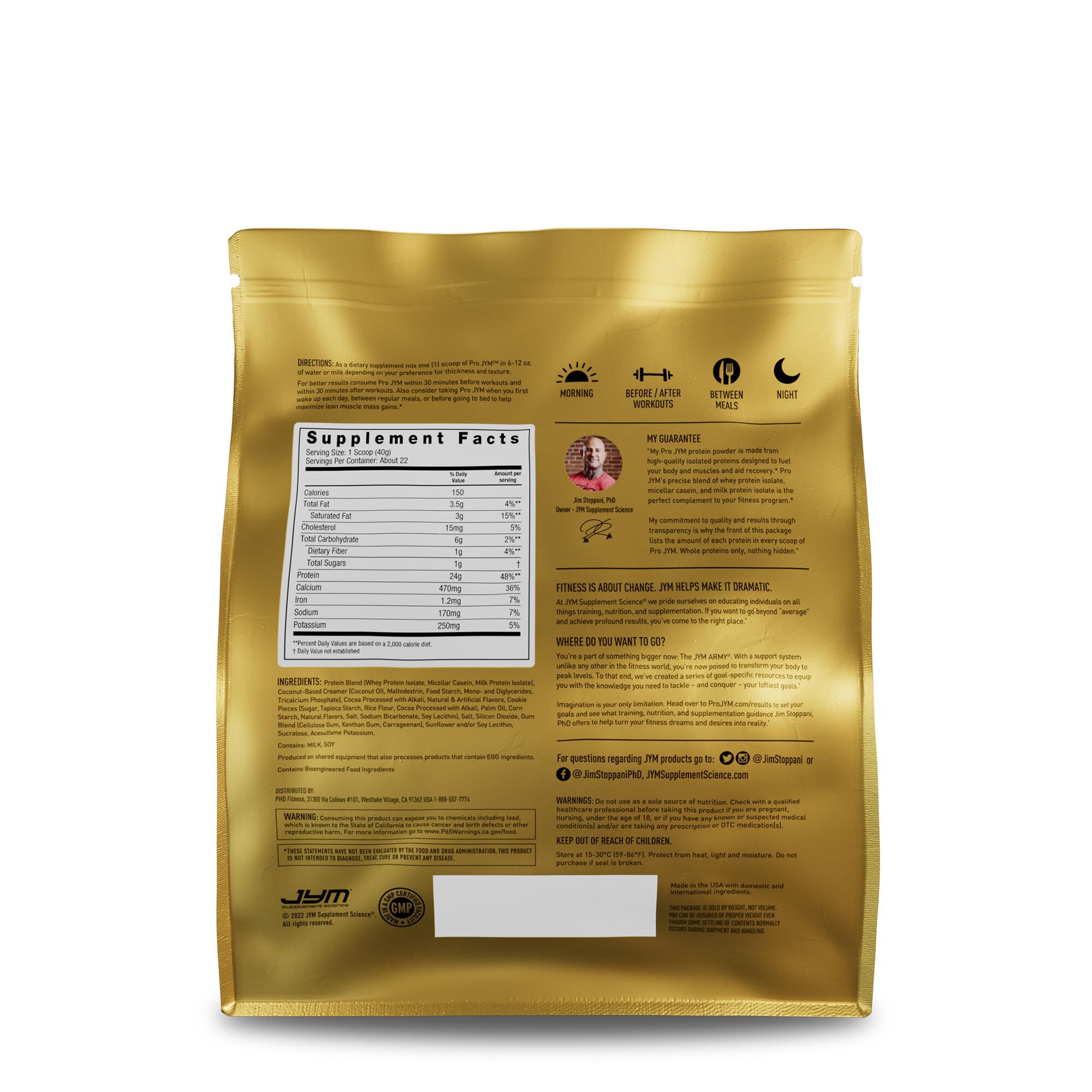 Pro Jym® Ultra-Premium Protein Blend Powder - Chocolate Cookie Crunch ...