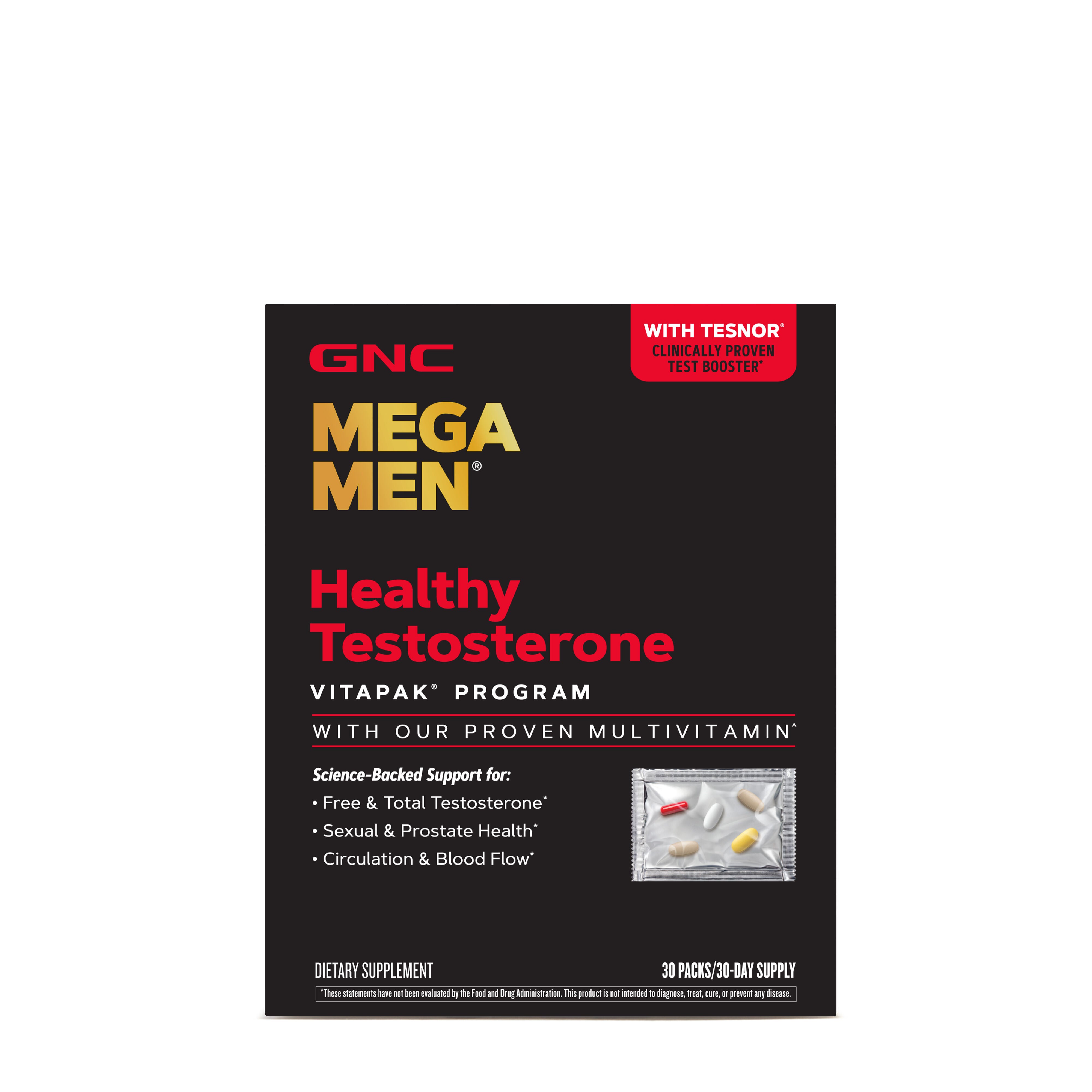 Healthy Testosterone Vitapak® Program (30 Servings) | GNC