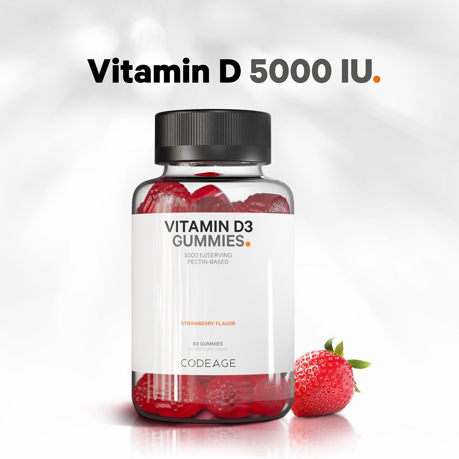 Codeage Vitamin D3 Gummies - Strawberry Flavor | GNC