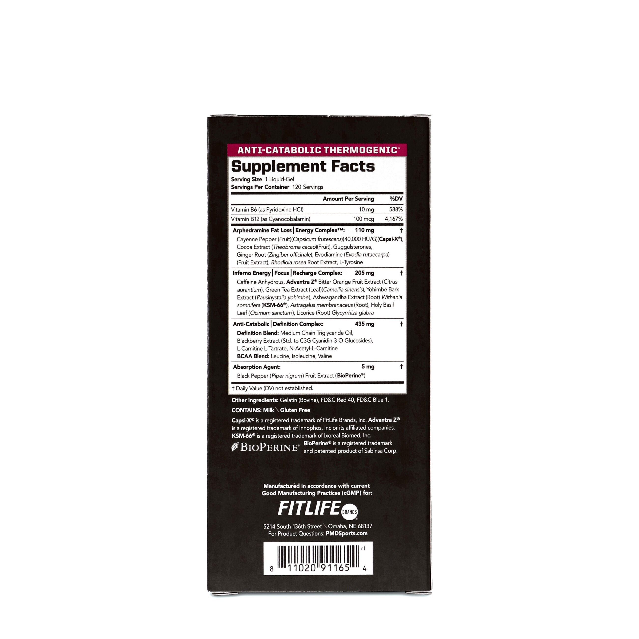 PMD® - Arsenal® Inferno Elite - Anti-Catabolic Thermogenic - 120 Rapid ...