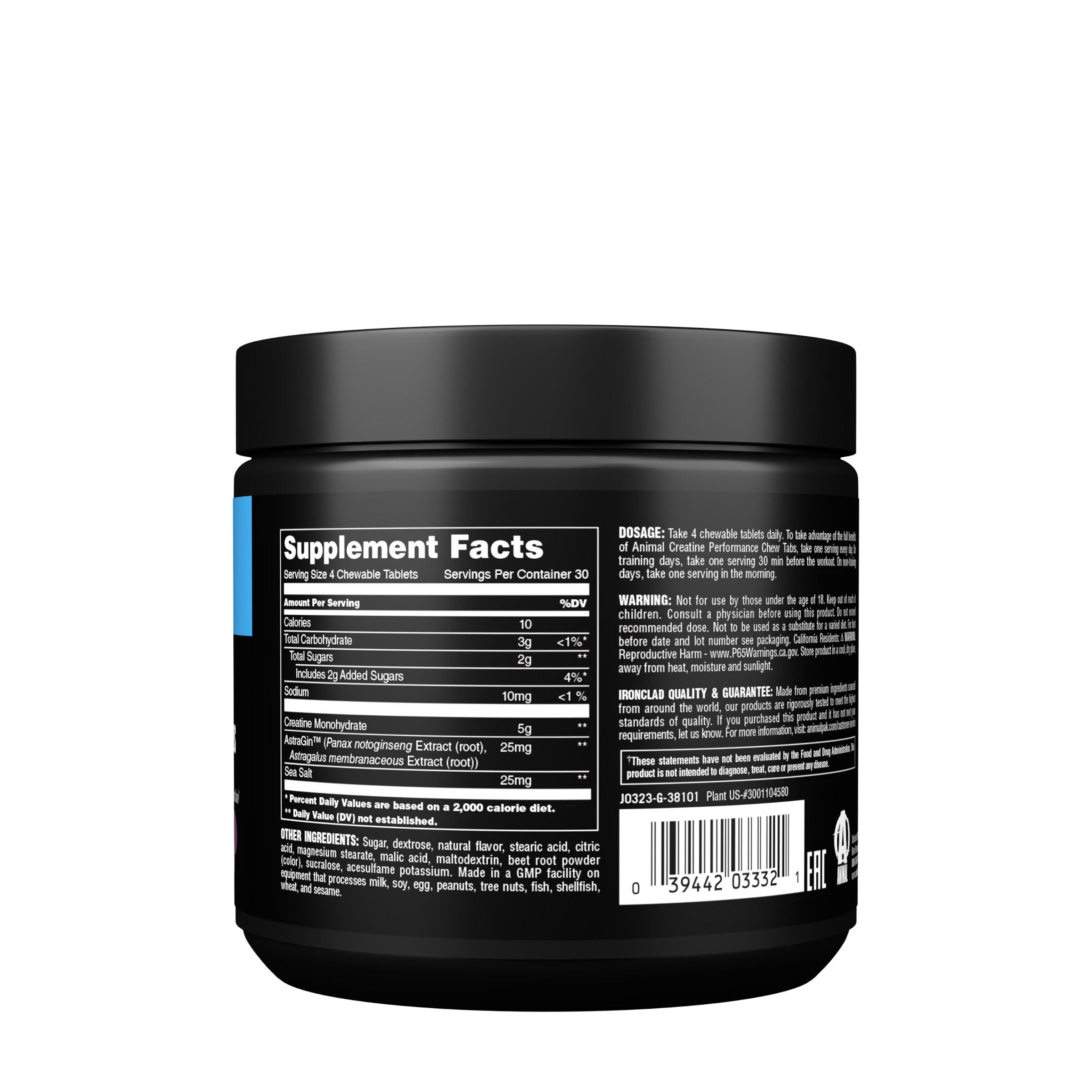 Universal Nutrition - Animal Creatine Performance - Grape - 120 ...