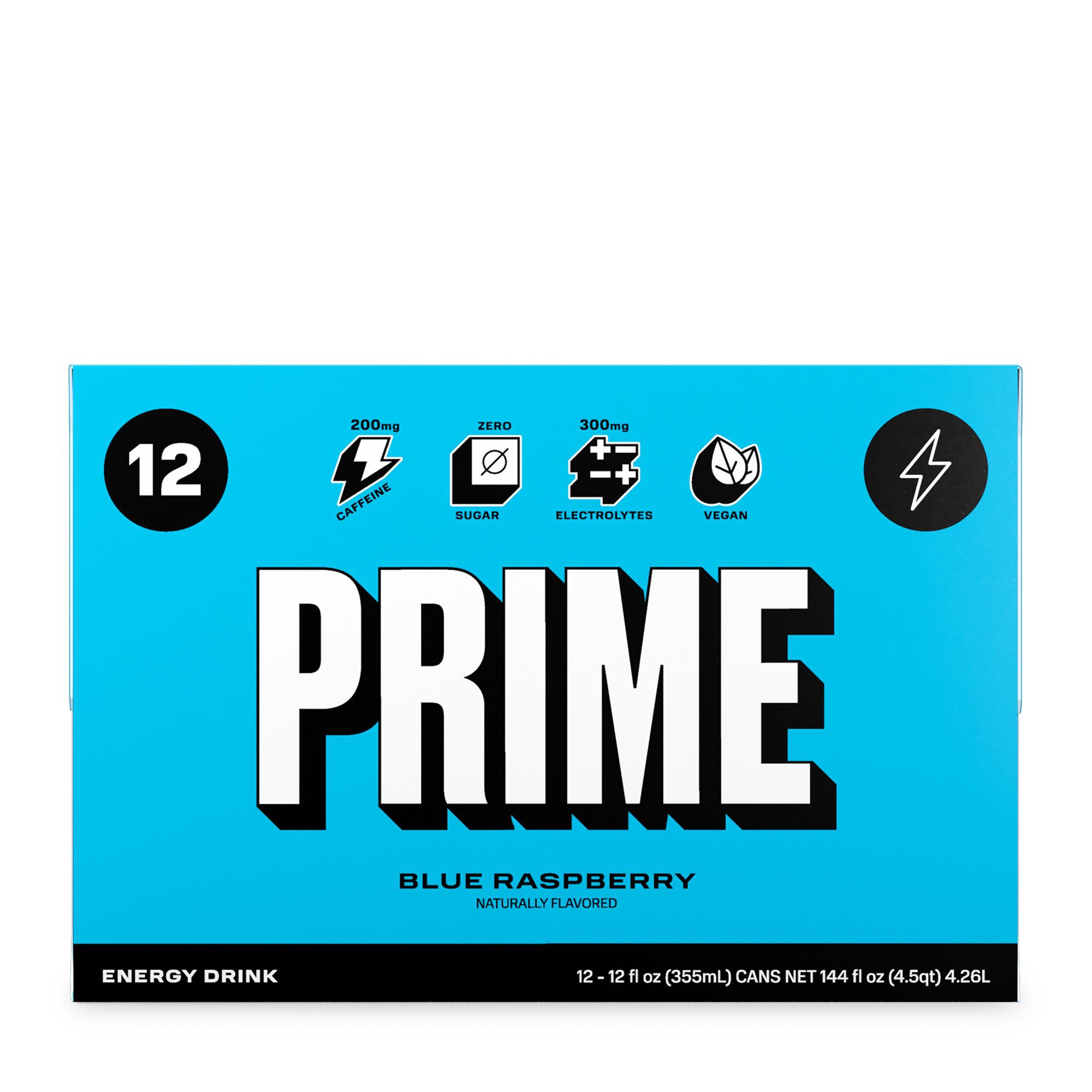 Energy Drink - Blue Raspberry - 12 Cans Blue Raspberry | GNC