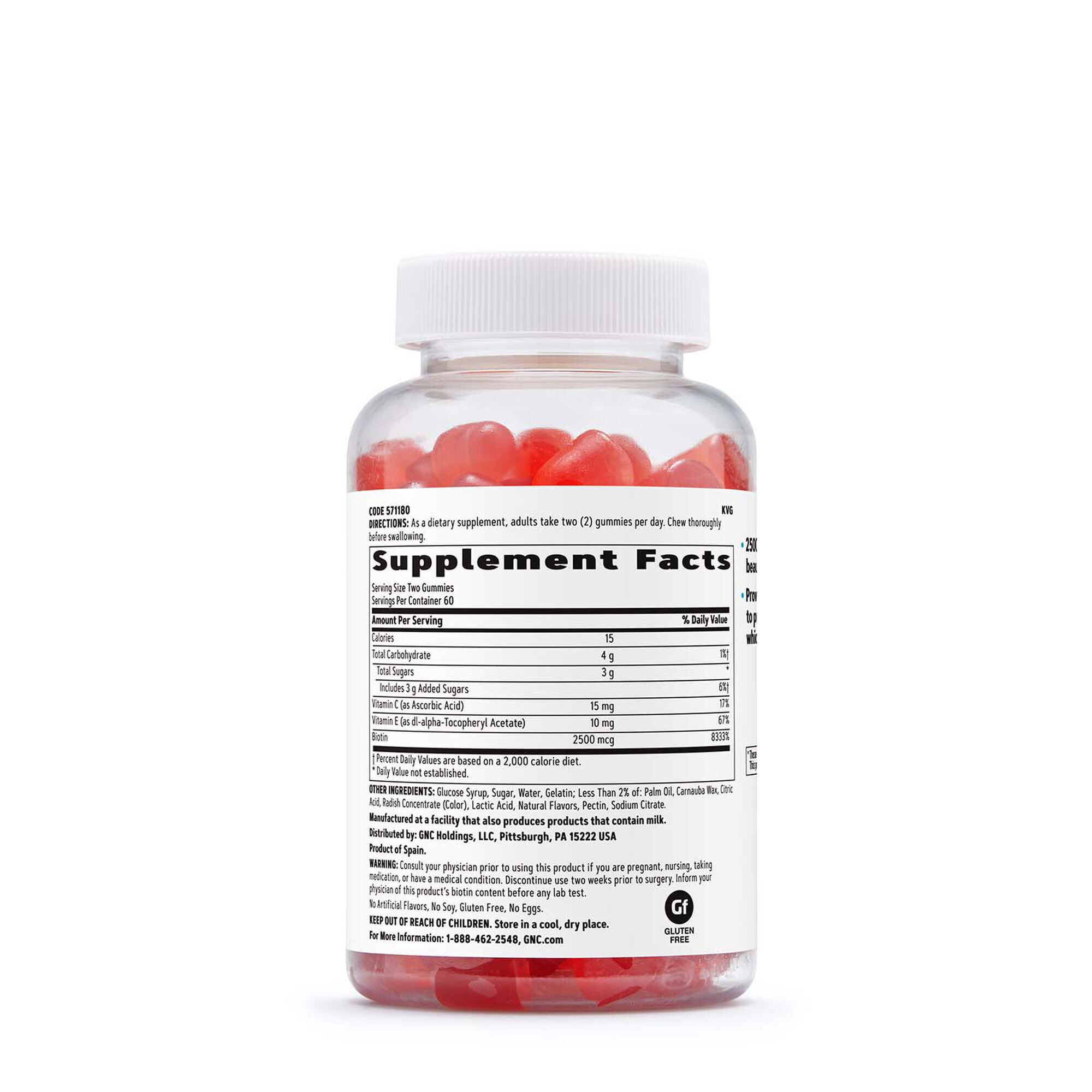 GNC Women's Hair, Skin & Nails Gummies - Strawberry | GNC