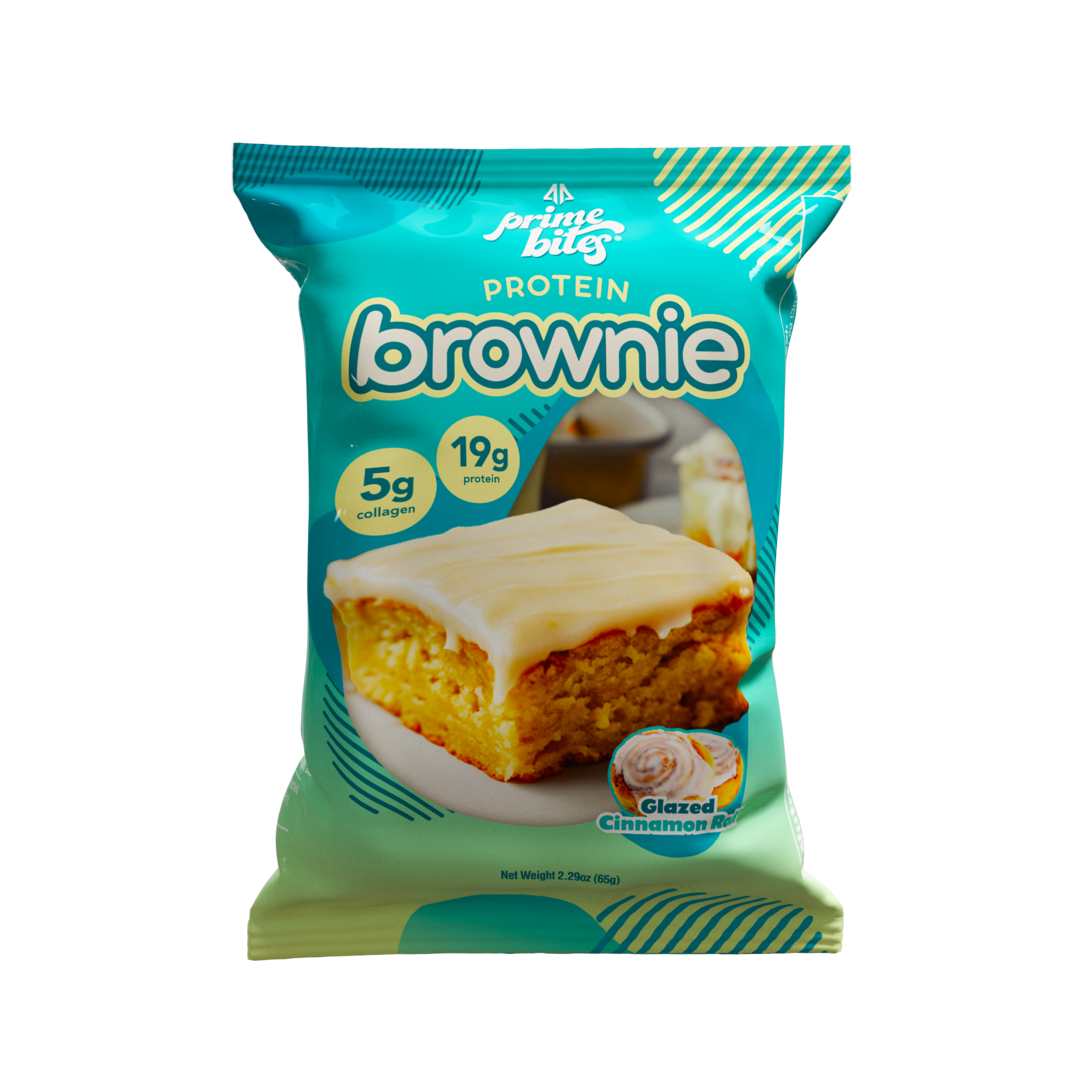 Alpha Prime® - Protein Brownie - Glazed Cinnamon Roll (12 Brownies) | GNC