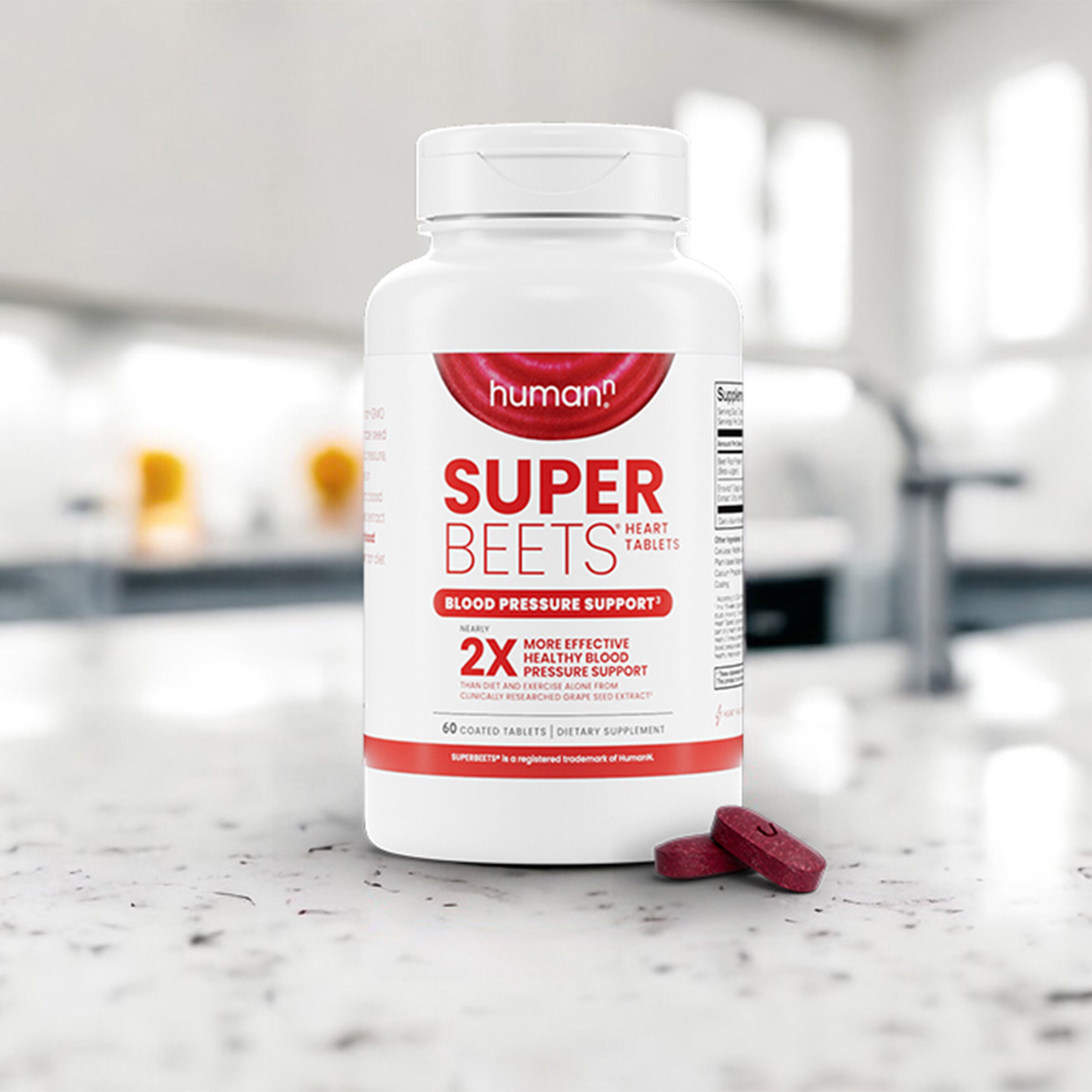 HumanN® - SuperBeets Heart Tablets: Blood Pressure Support - 60 Tablets ...