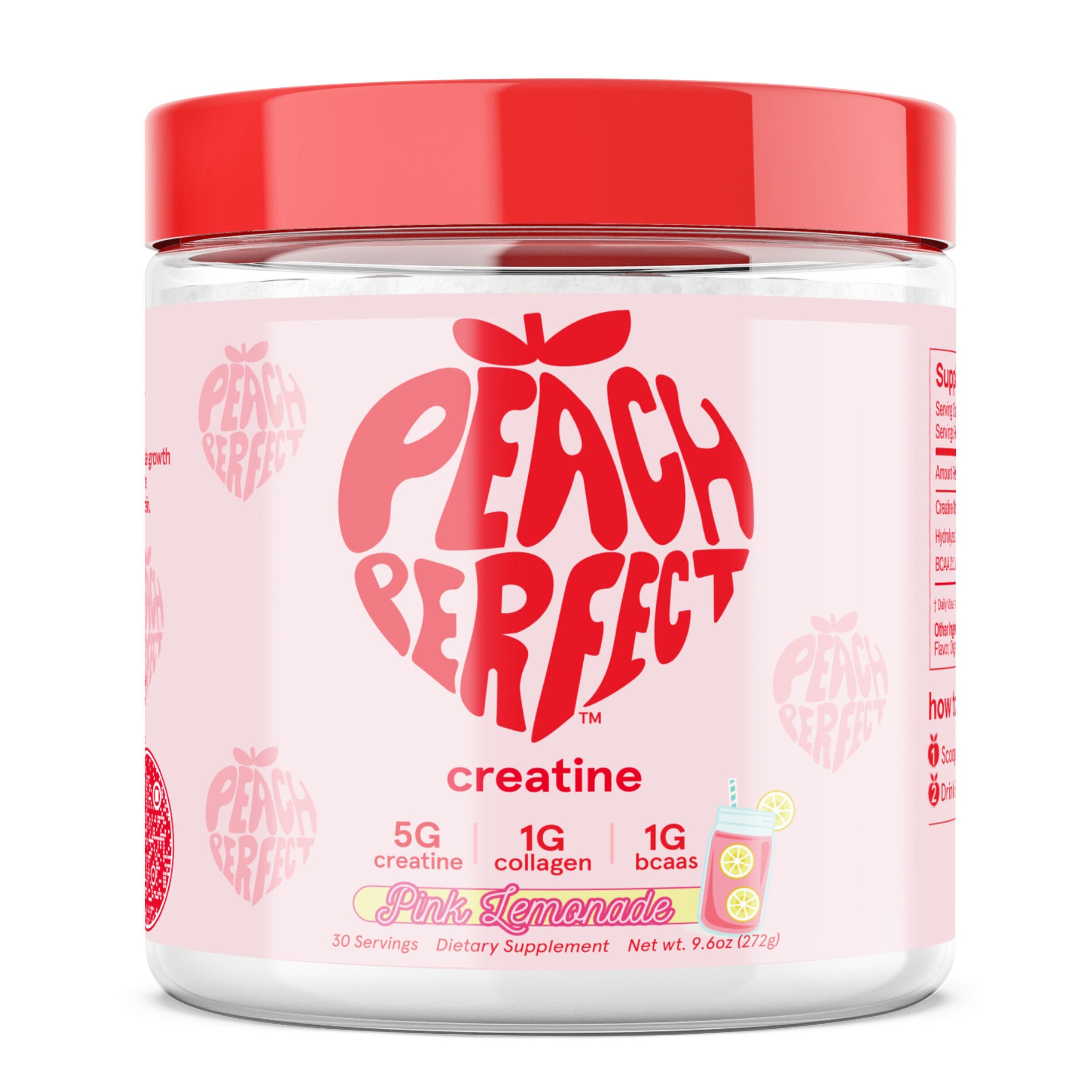 Peach Perfect - Creatine - Pink Lemonade (30 Servings) | GNC