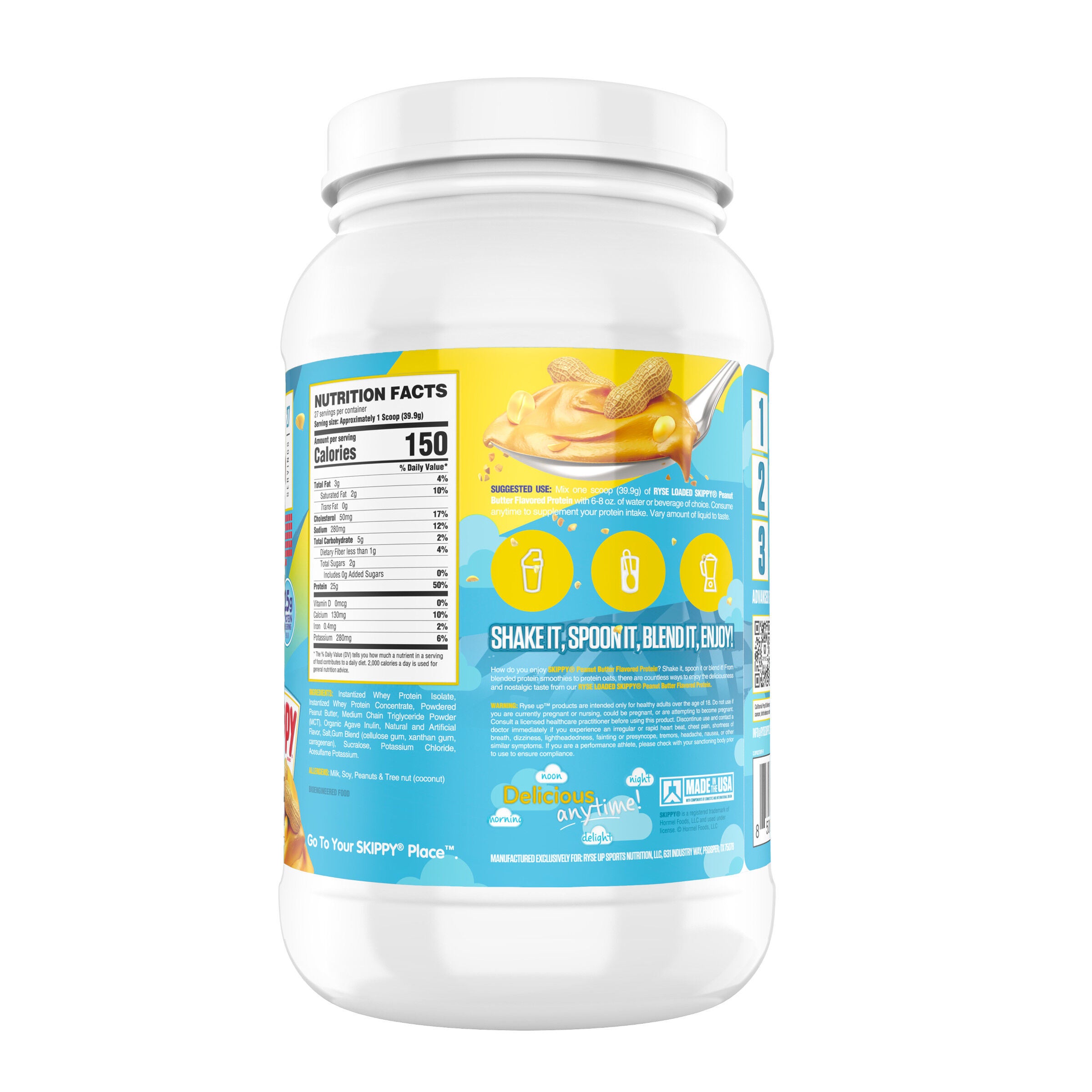 RYSE - Loaded Protein - Skippy Peanut Butter (27 Servings) | GNC