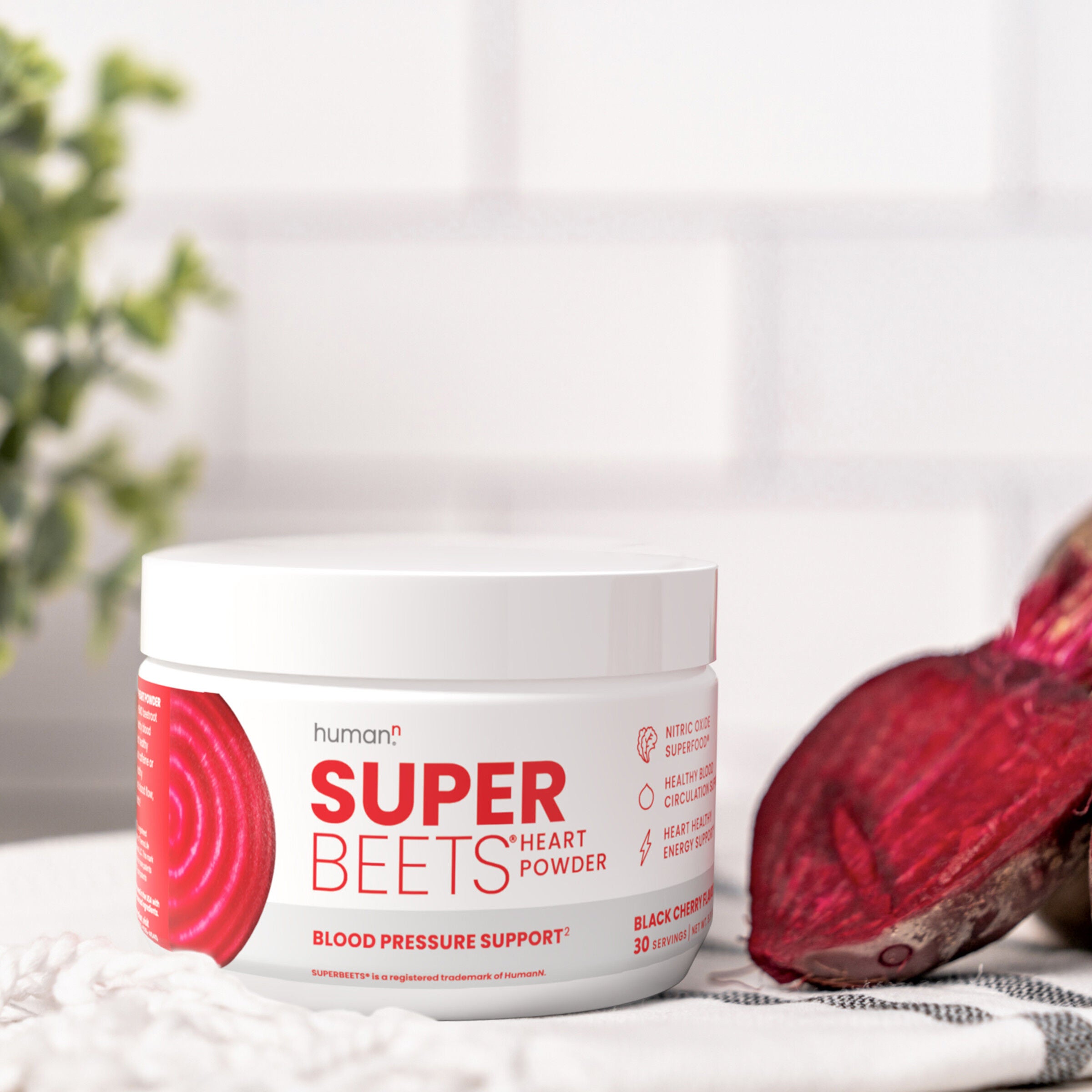 HumanN - SuperBeets Heart Powder - Black Cherry - 5.3 oz (30 Servings ...
