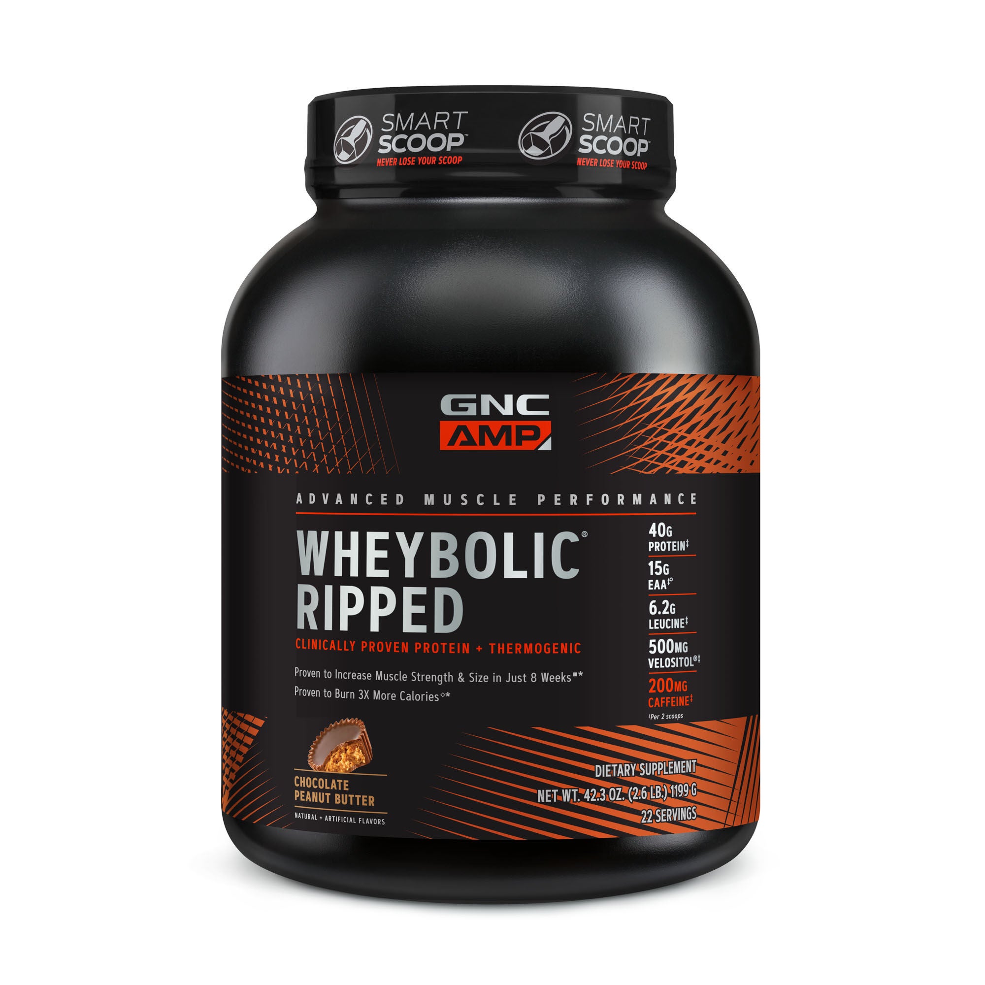 GNC AMP Wheybolic™ Ripped Whey Protein - Chocolate Peanut Butter | GNC