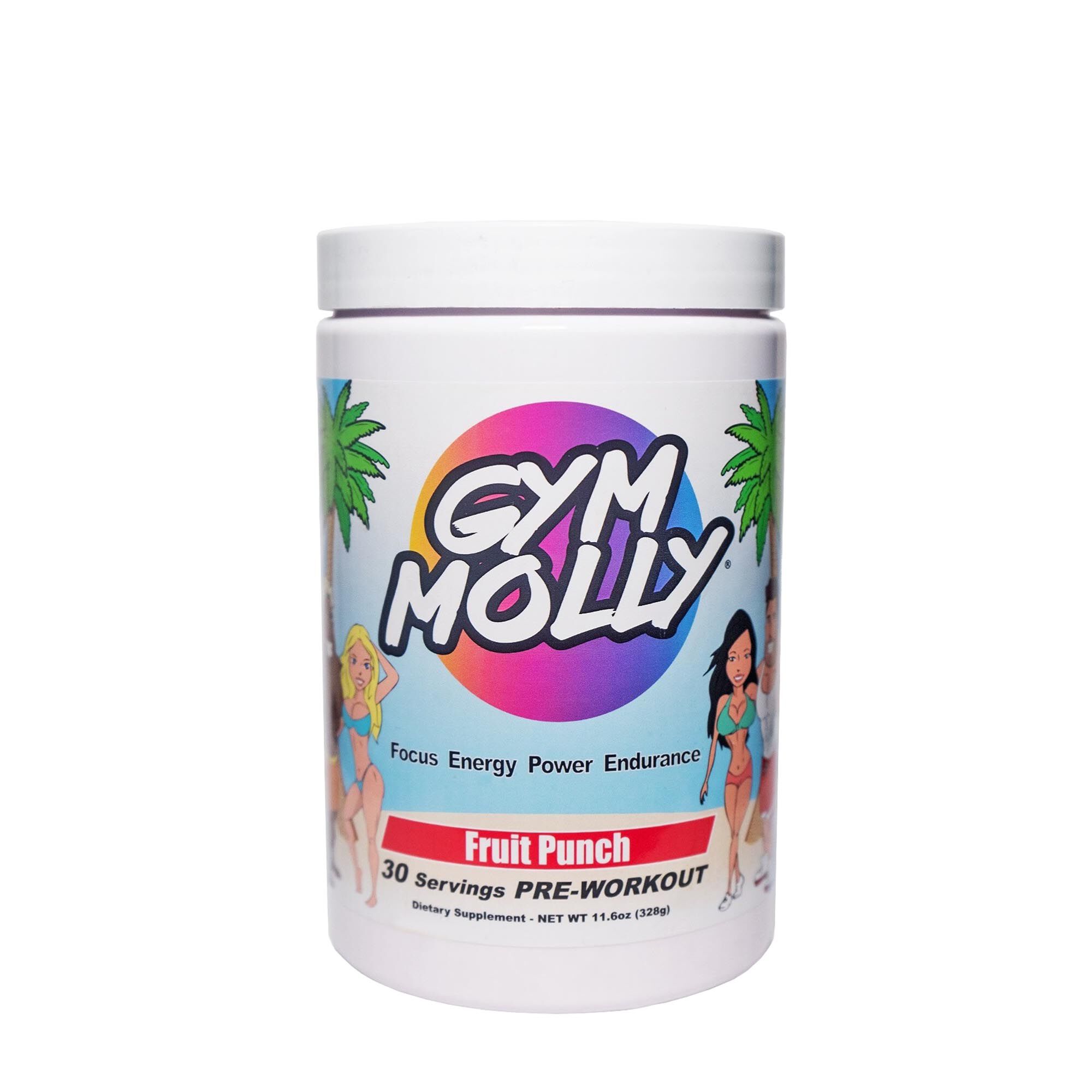 Gym Molly® Pre-Workout - Fruit Punch - 30 Servings | GNC
