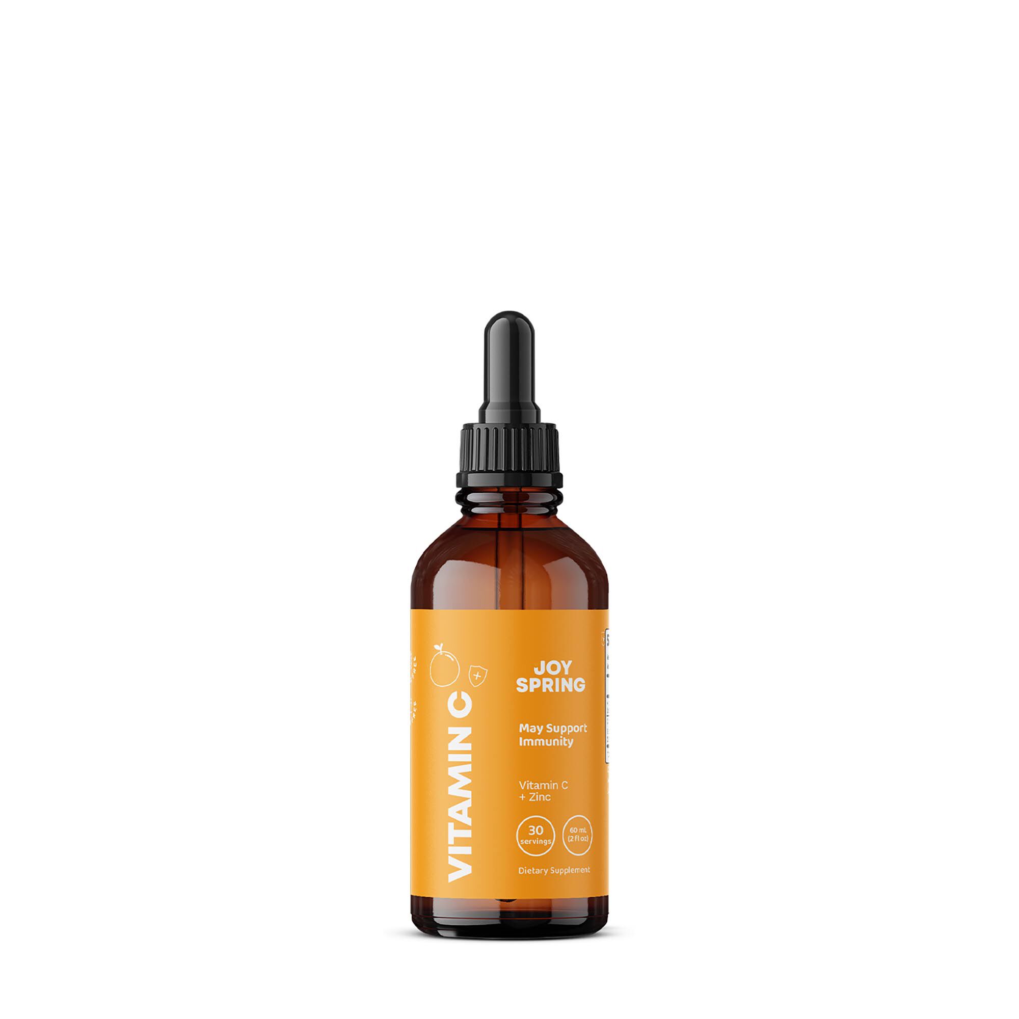 Joy Spring - Vitamin C for Adults & Kids with Elderberry and Zinc ...
