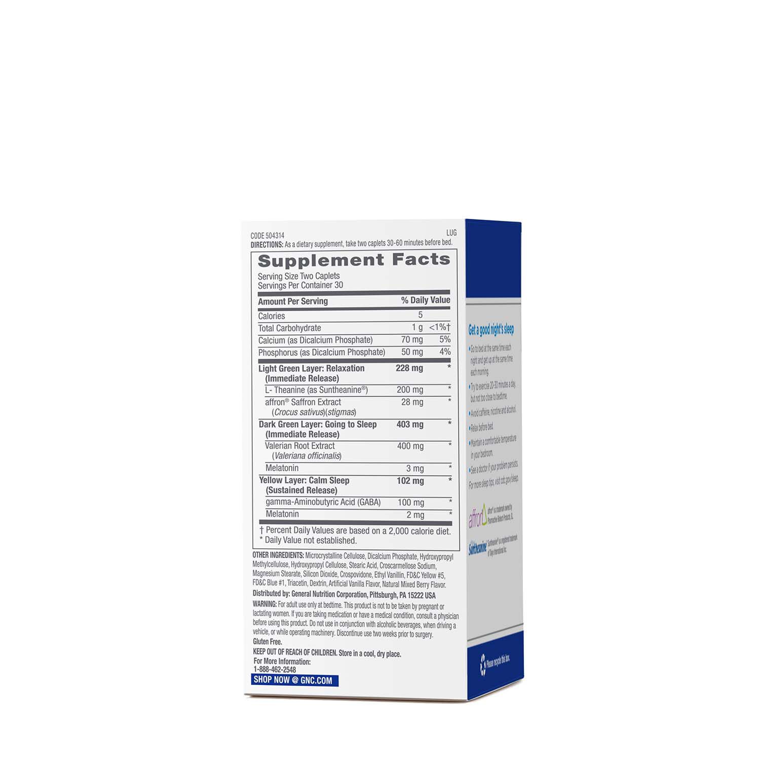 GNC Preventive Nutrition® Tri-Sleep: Sleep Support Supplement | GNC