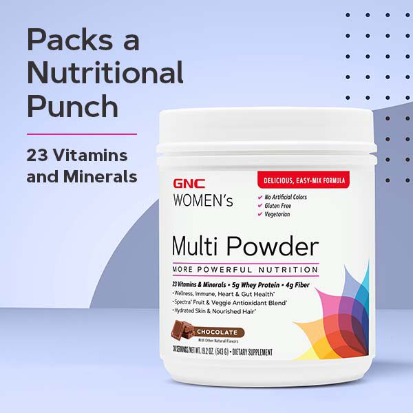 GNC Womens - Multi Powder - Chocolate (30 Servings) | GNC