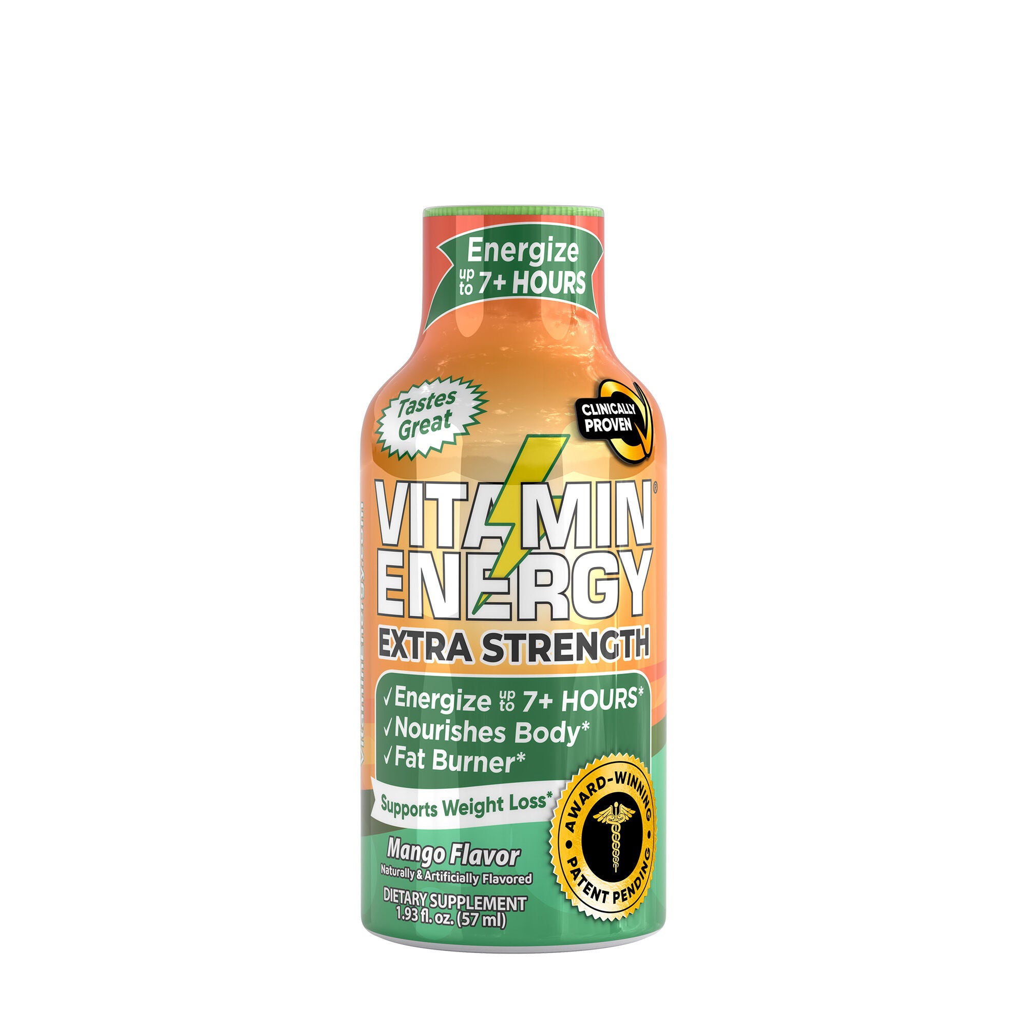 Vitamin Energy® Immune+ Energy with Benefits - Mango - 12 Bottles | GNC