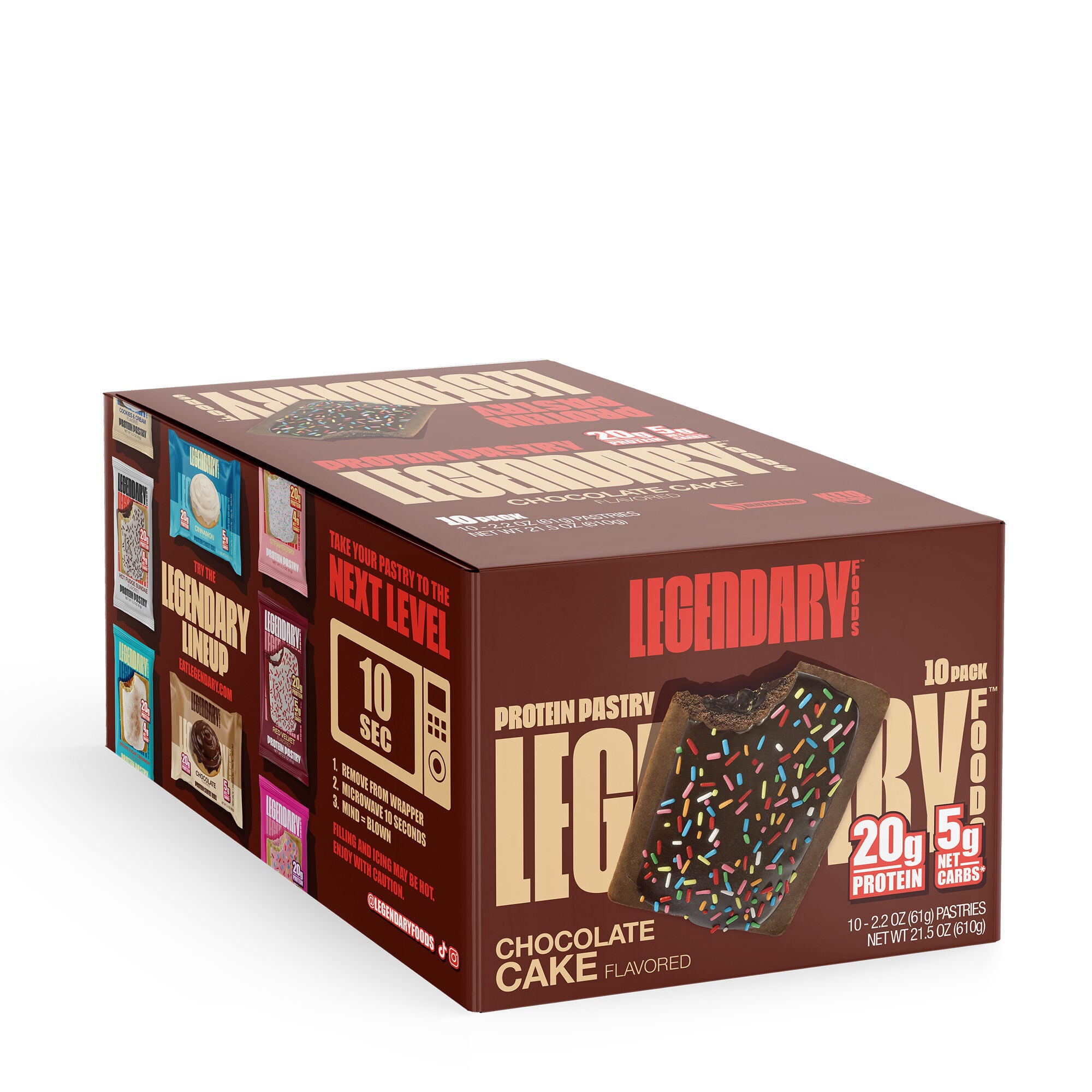 Legendary Foods™ Protein Pastry - Chocolate Cake | GNC