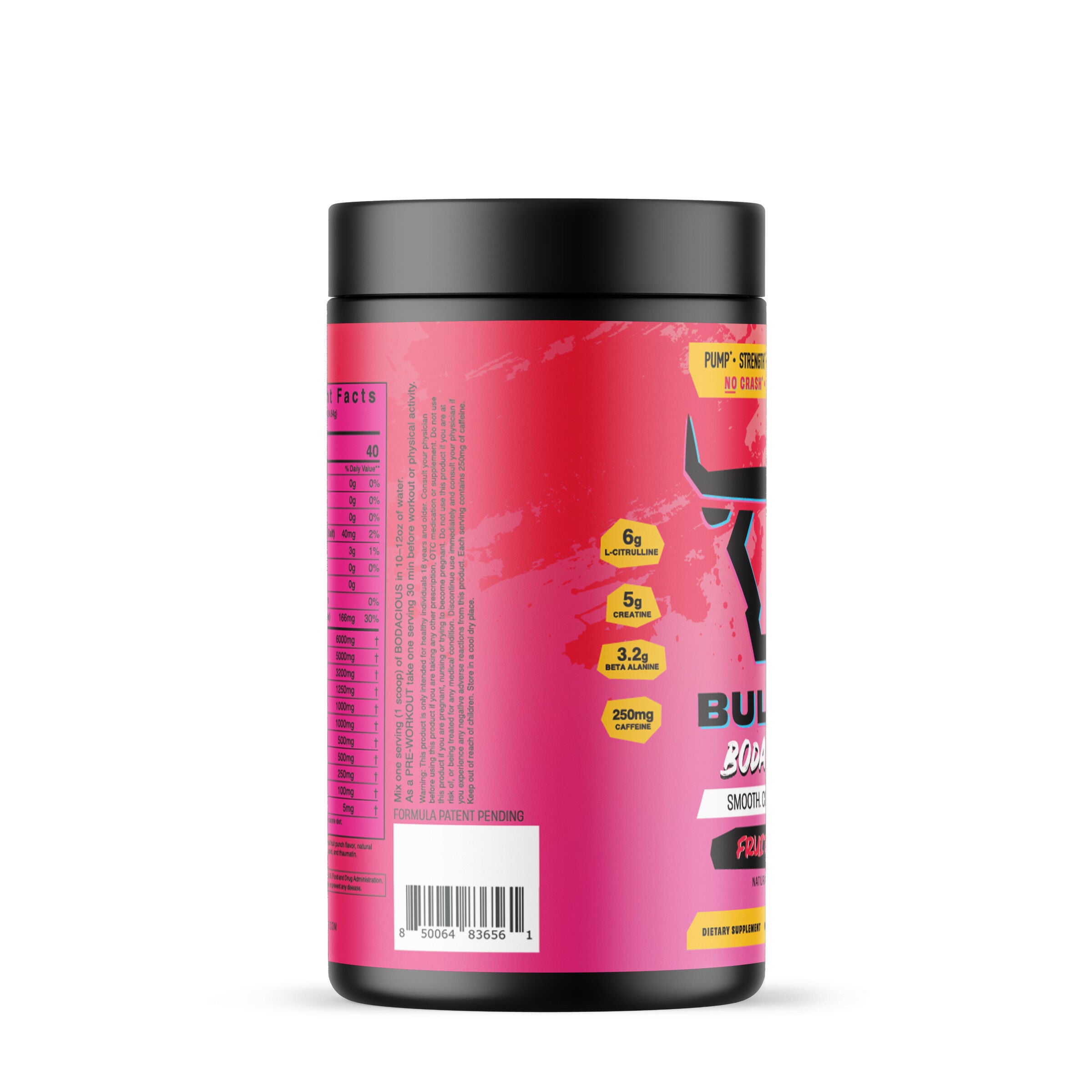 Bullfit - Bodacious Pre-Workout - Fruit Pump (20 Servings) | GNC