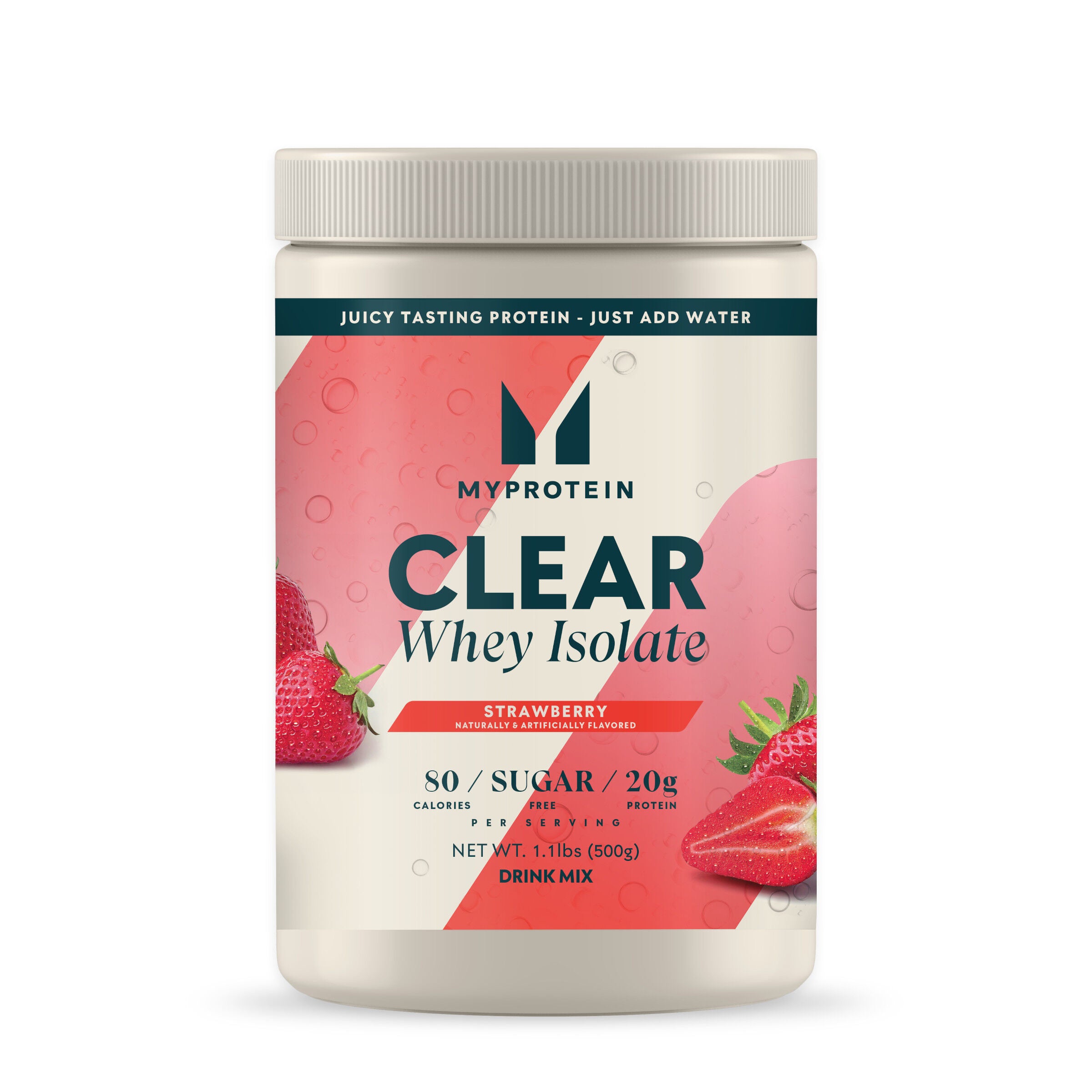 Myprotein - Clear Whey Isolate - Strawberry (20 Servings) | GNC