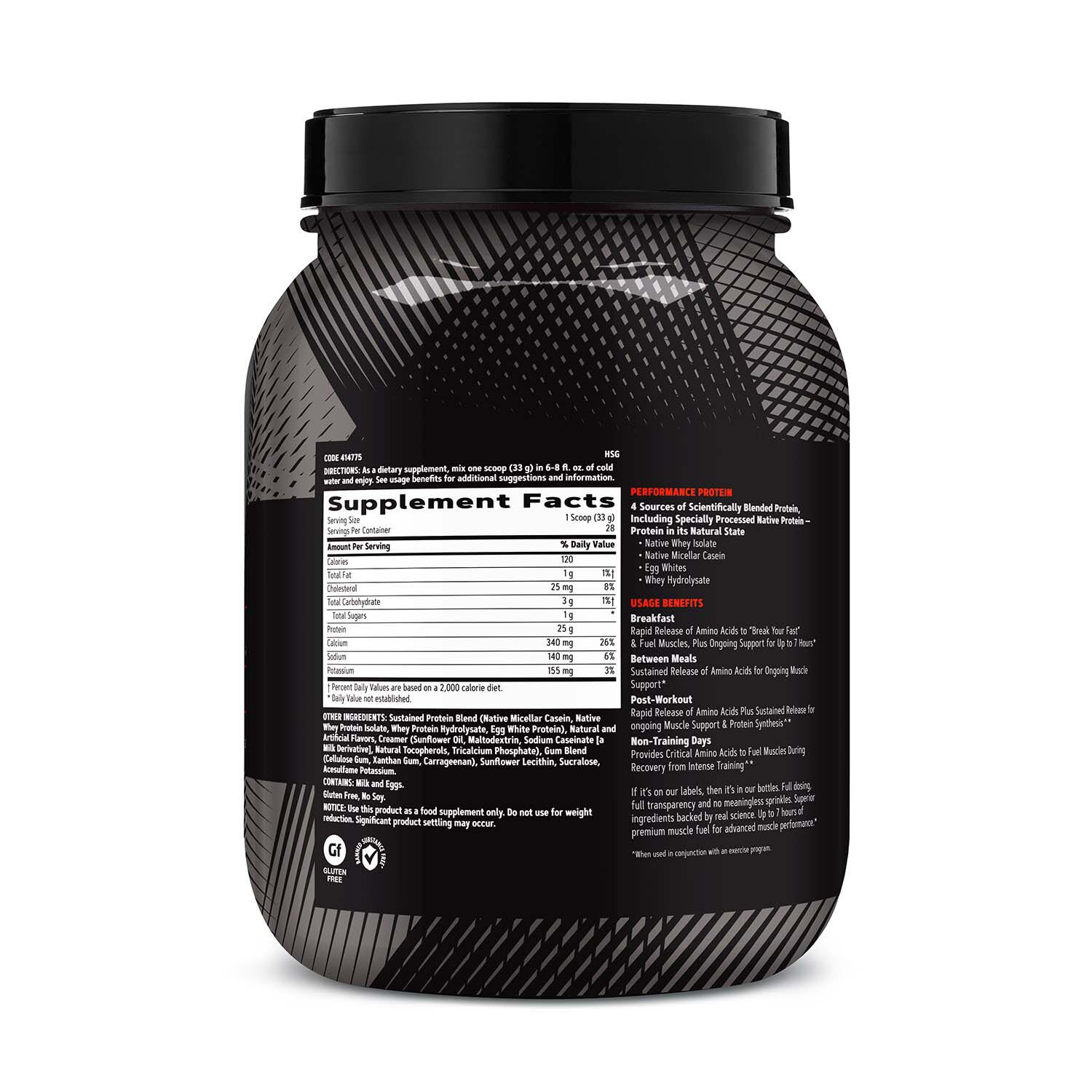 GNC AMP Sustained Protein Blend - Peanut Butter Puffs | GNC