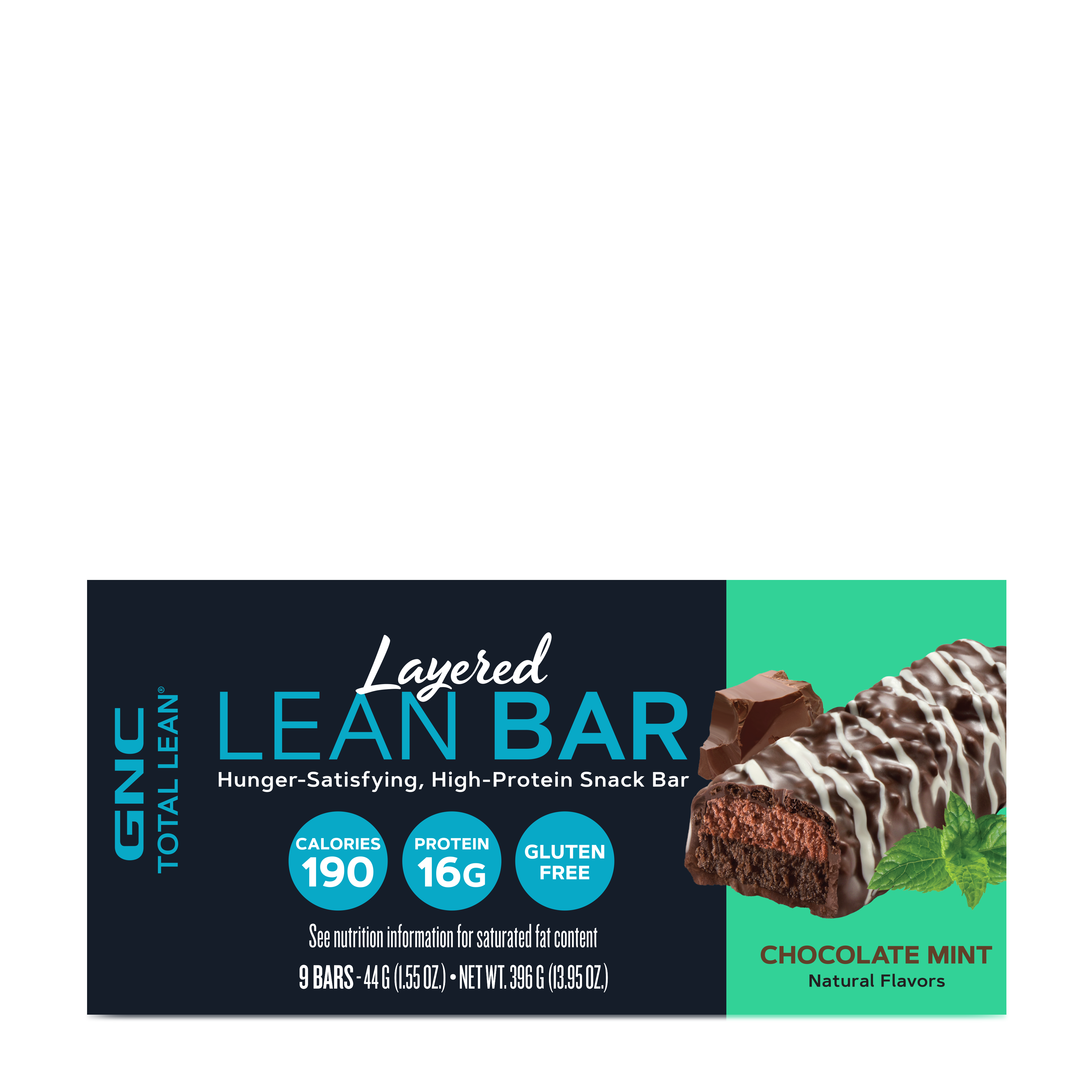 GNC Total Lean® - Layered Lean Bar - Chocolate Mint (9 Bars) | GNC