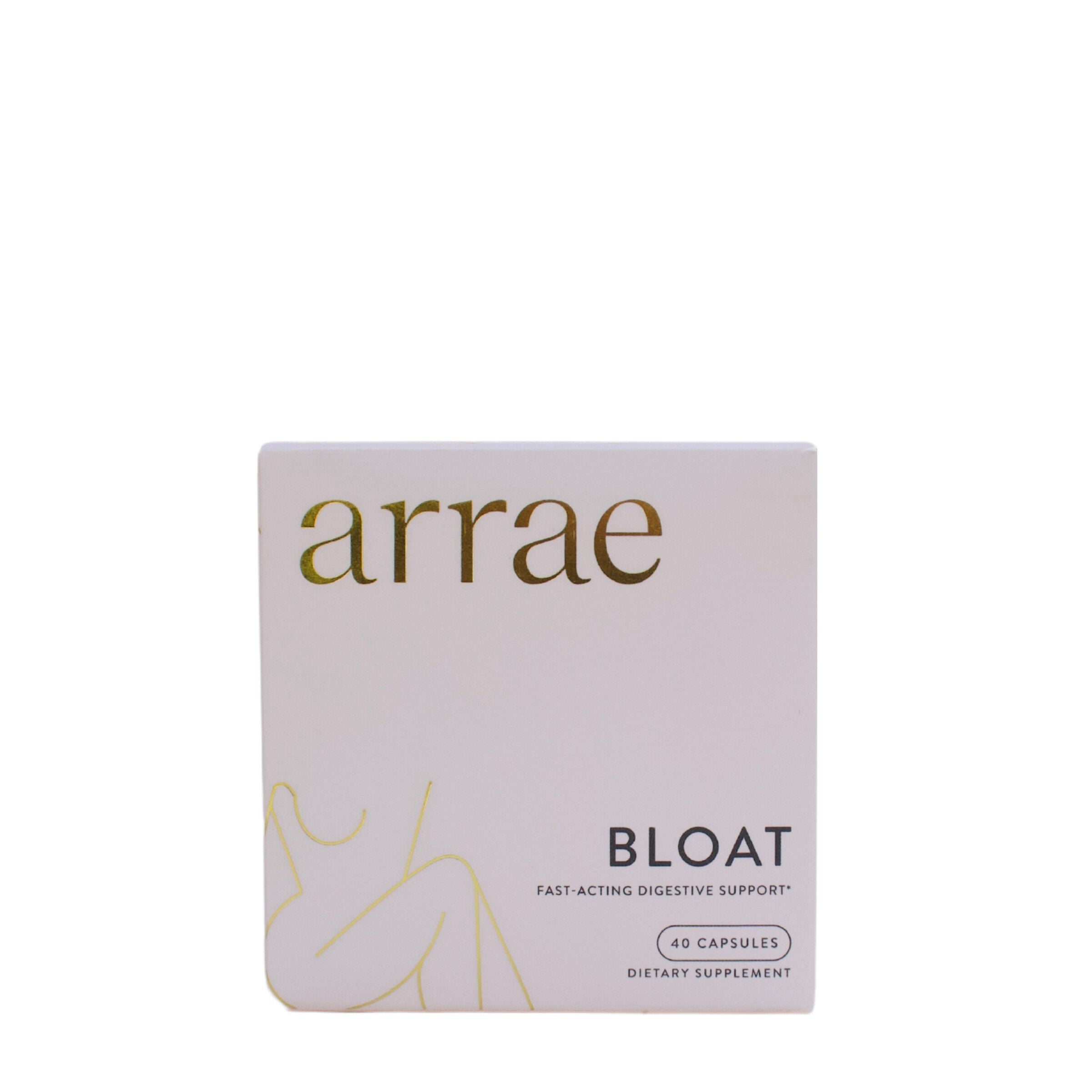 Arrae - Bloat: Digestive Support - 40 Capsules (20 Servings) | GNC