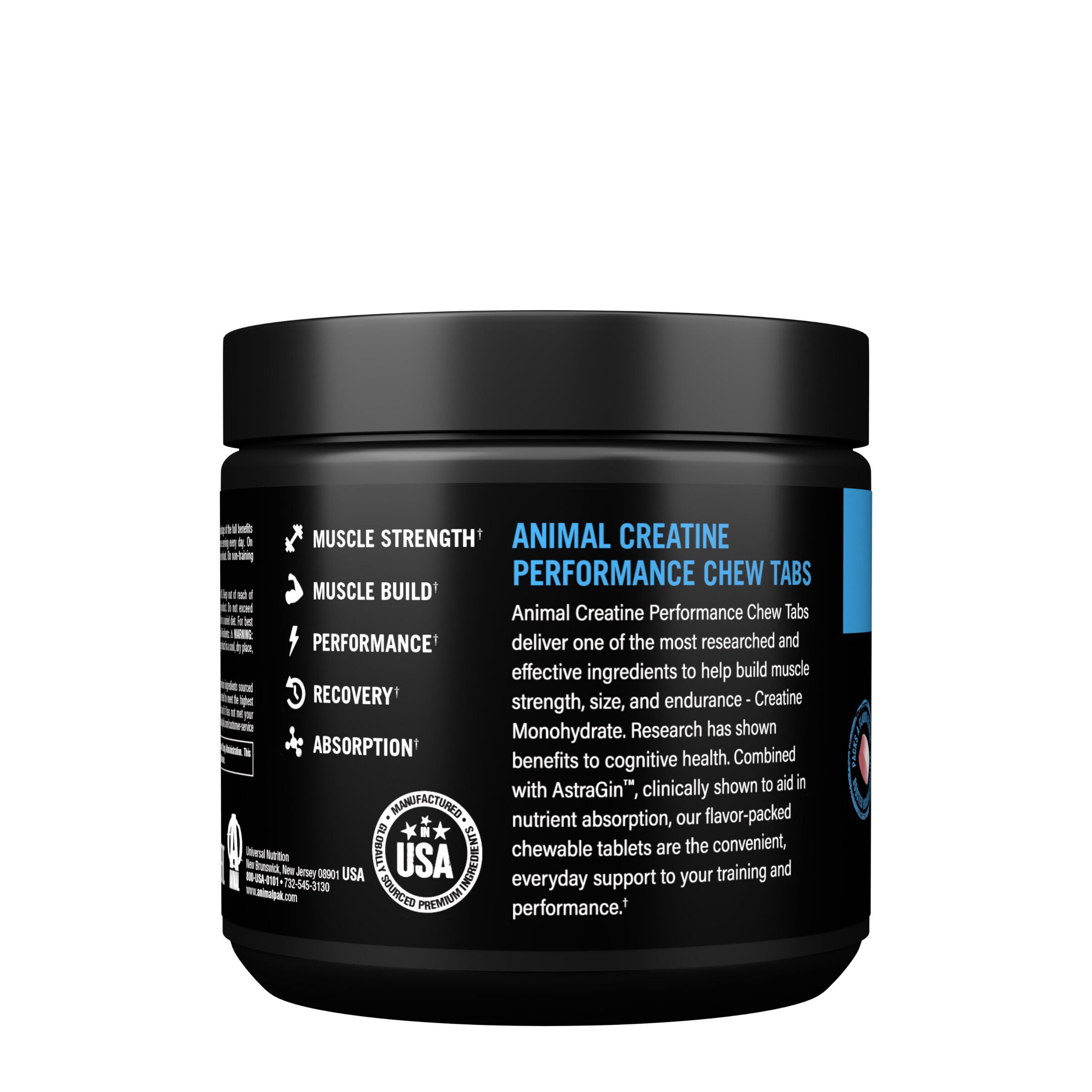 Universal Nutrition - Animal Creatine Performance - Fruit Punch - 120 ...