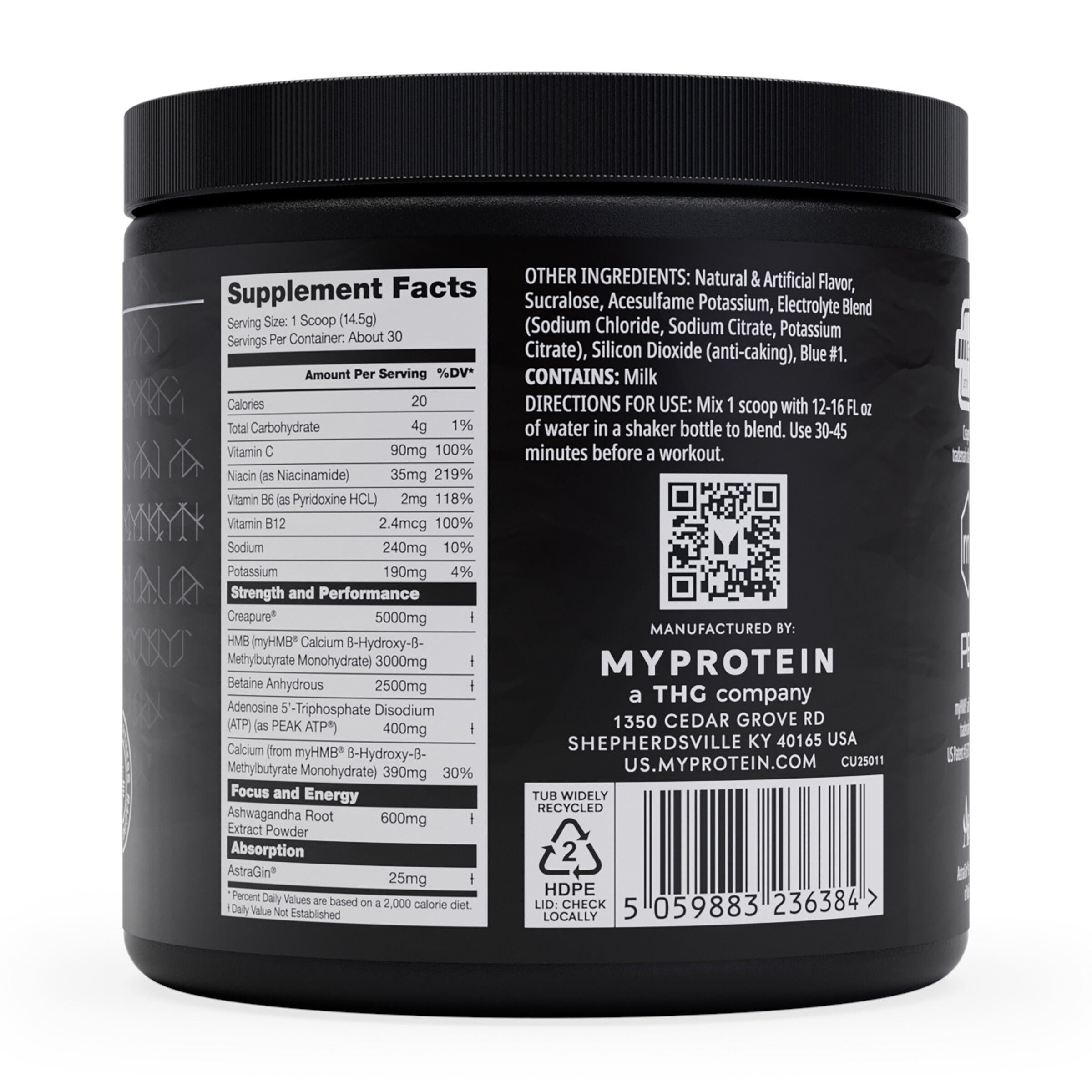 Myprotein - Hyrox: The Creatine - Blue Raspberry (30 Servings) | GNC