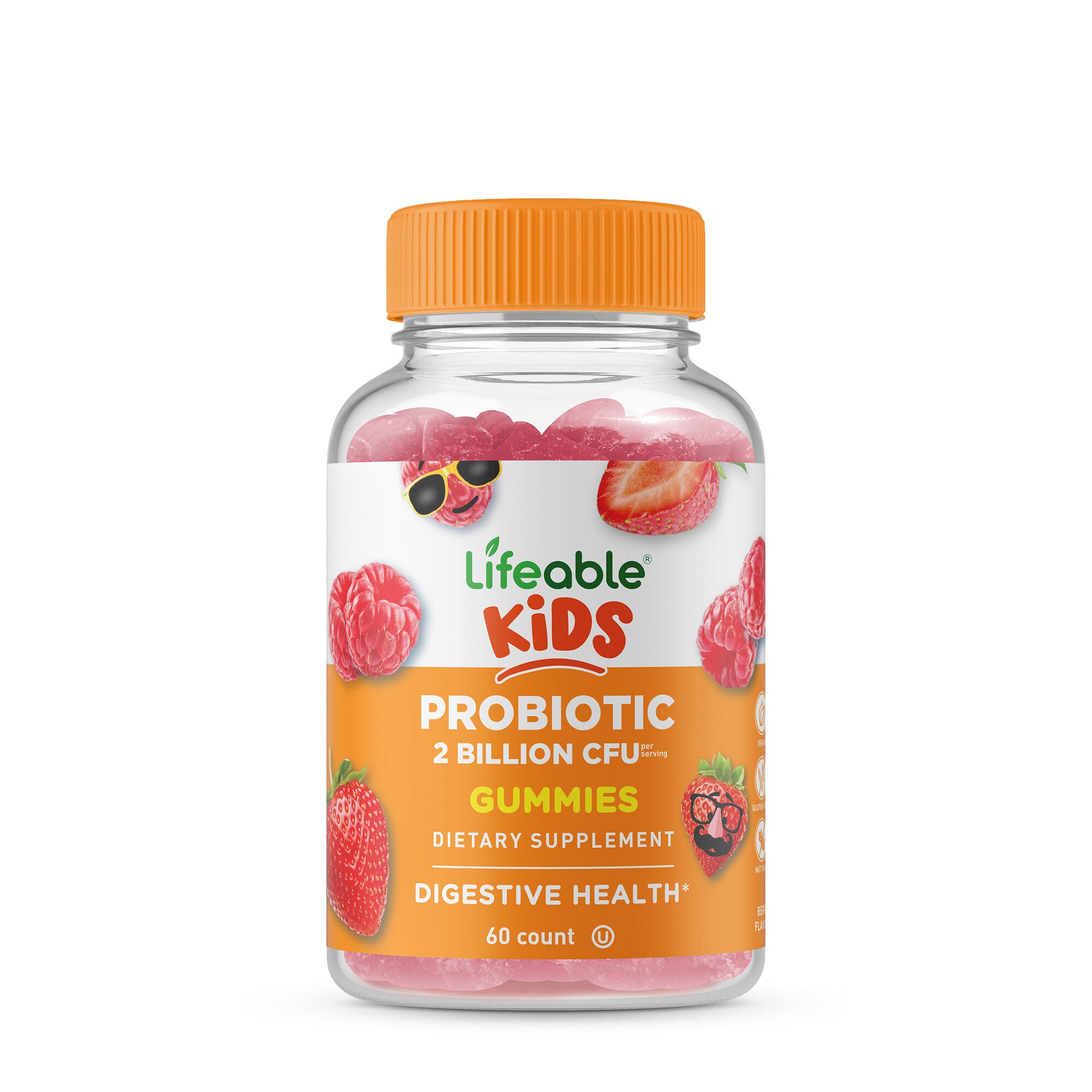 Lifeable™ - Kids Probiotic 2 Billion CFU - 60 Gummies | GNC
