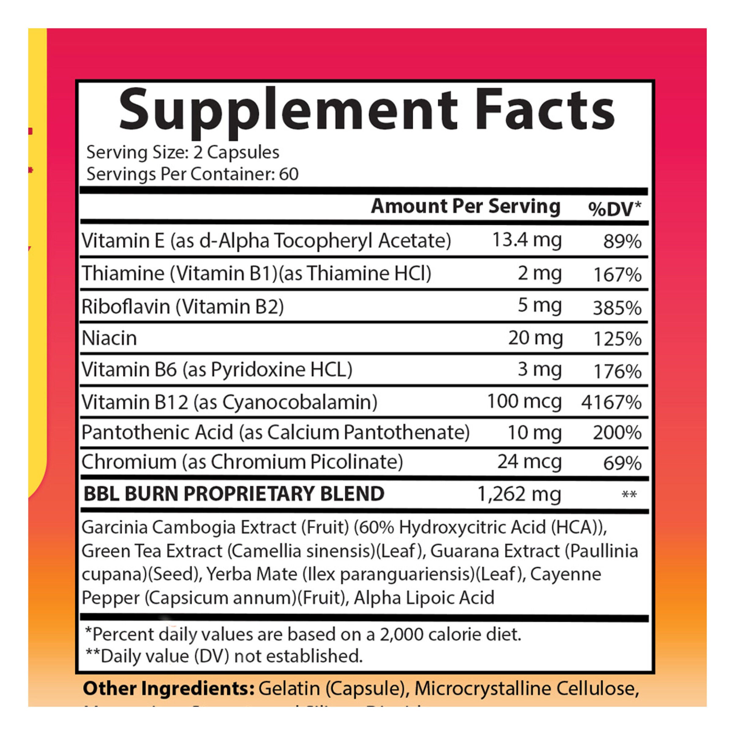 Angry Supplements™ - Better Booty BBL Burn Thermogenic Complex - 120 ...