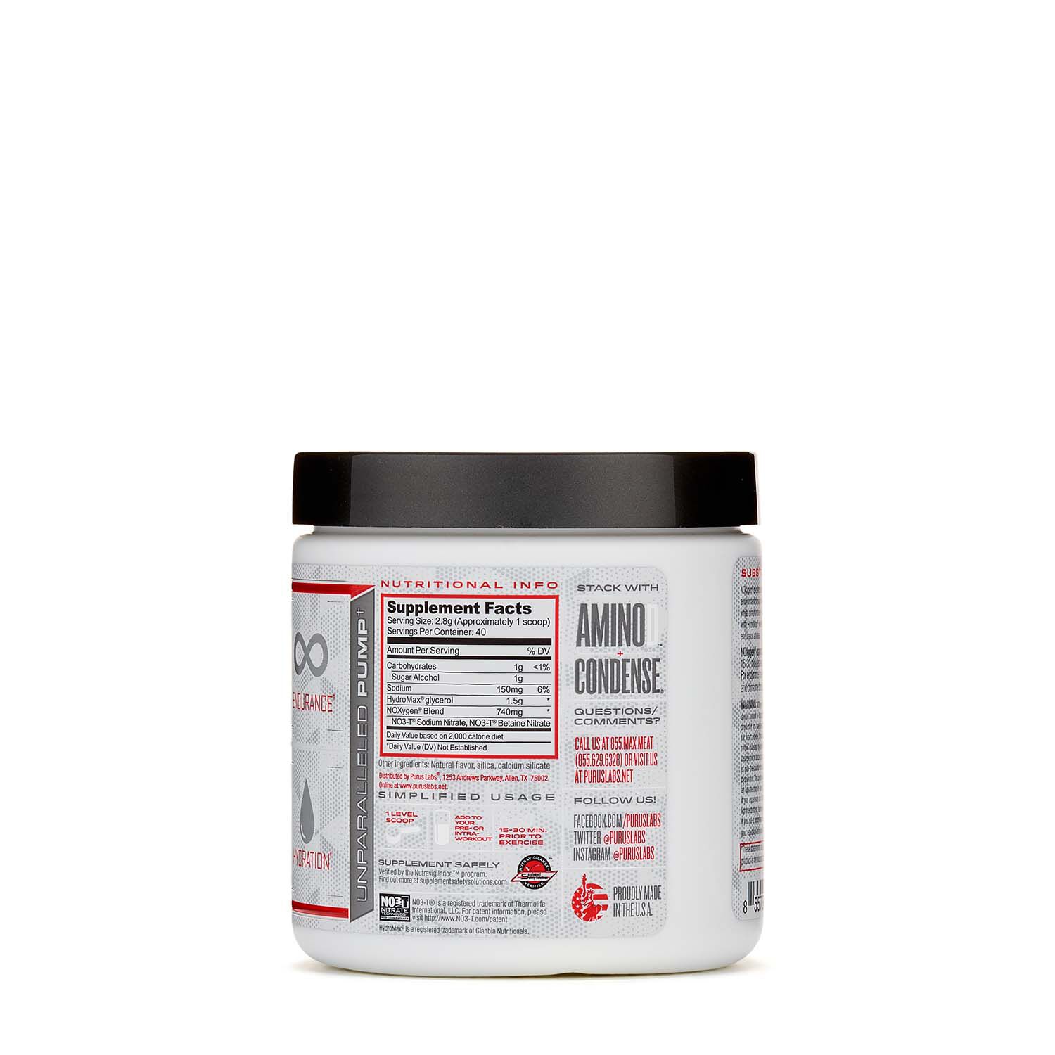 Purus Labs® NOXygen™ - Unflavored | GNC