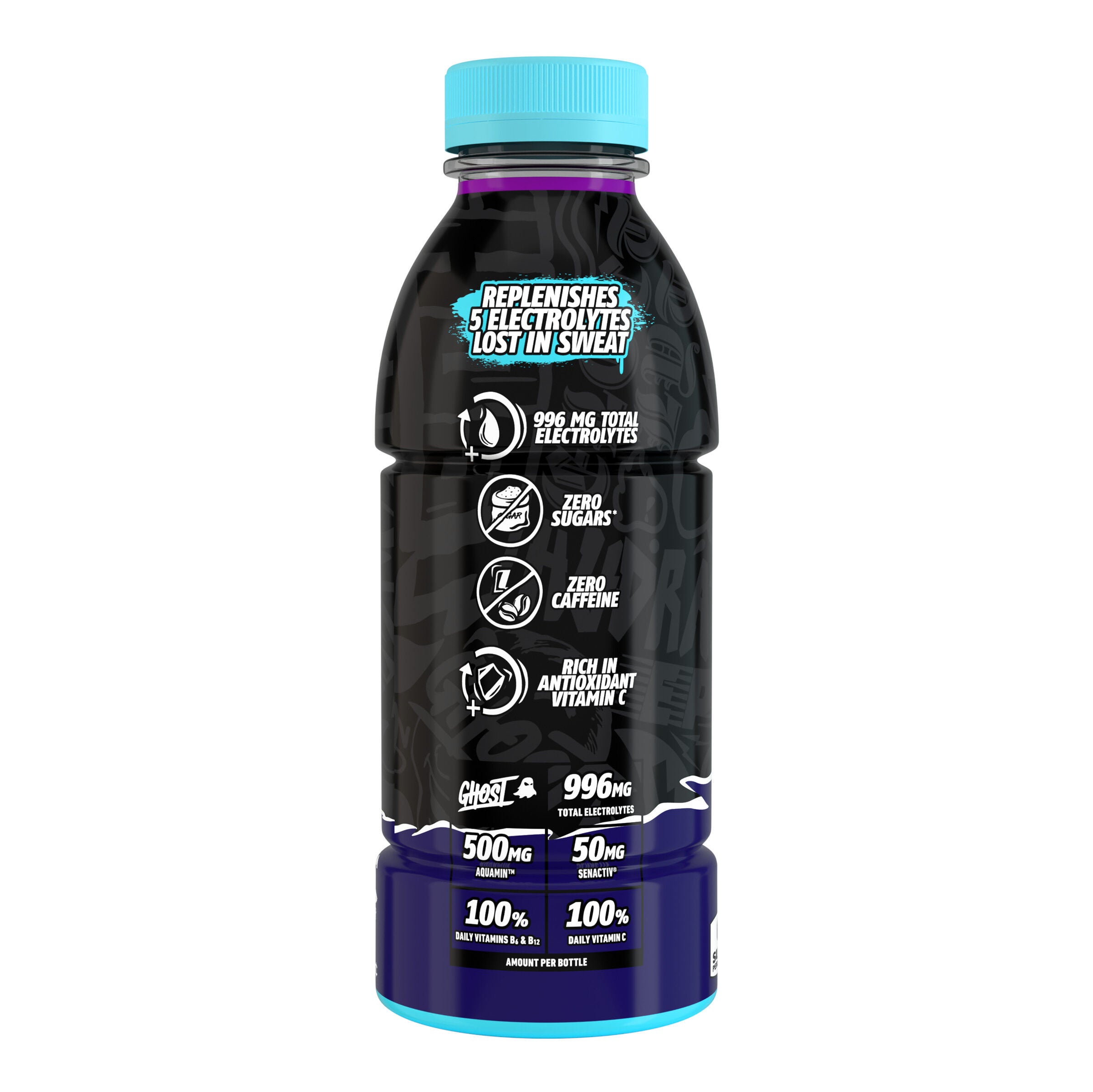 GHOST® - Hydration Drink - Welch's Grape - 16.9oz. (12 Bottles) | GNC