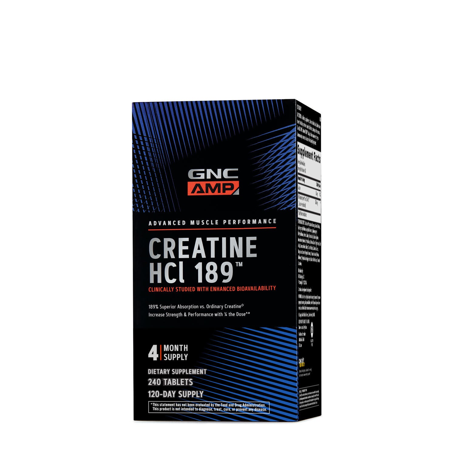 GNC AMP Creatine HCl 189: 240 Tablets | GNC