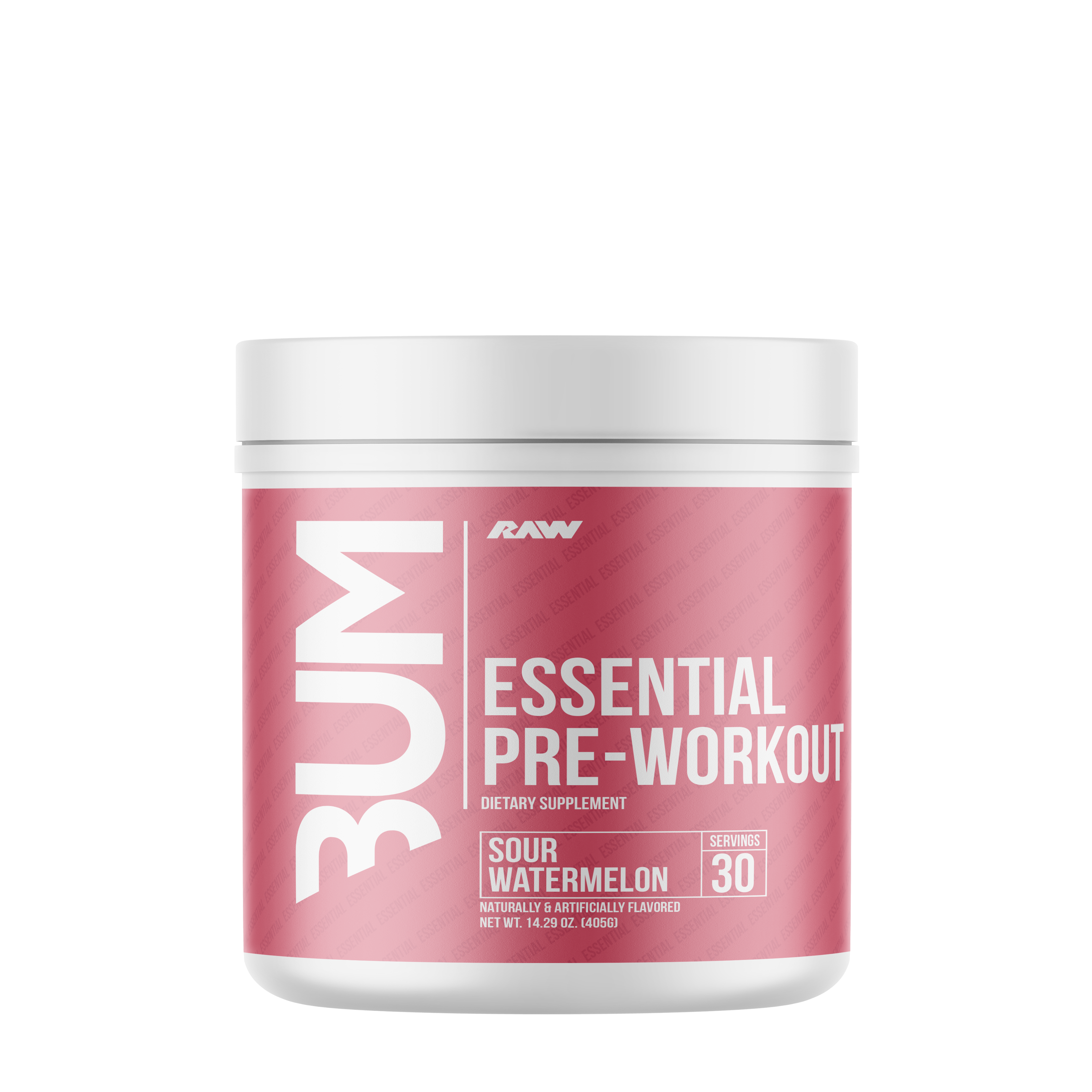Raw Nutrition - Essential Pre-Workout - Sour Watermelon - 30 Servings | GNC